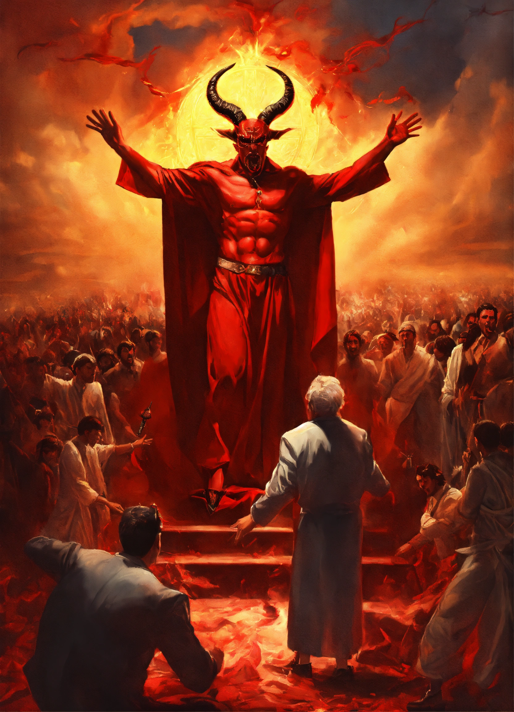 Lexica - Satan manipulating people with his power. Manipulating. Mass ...