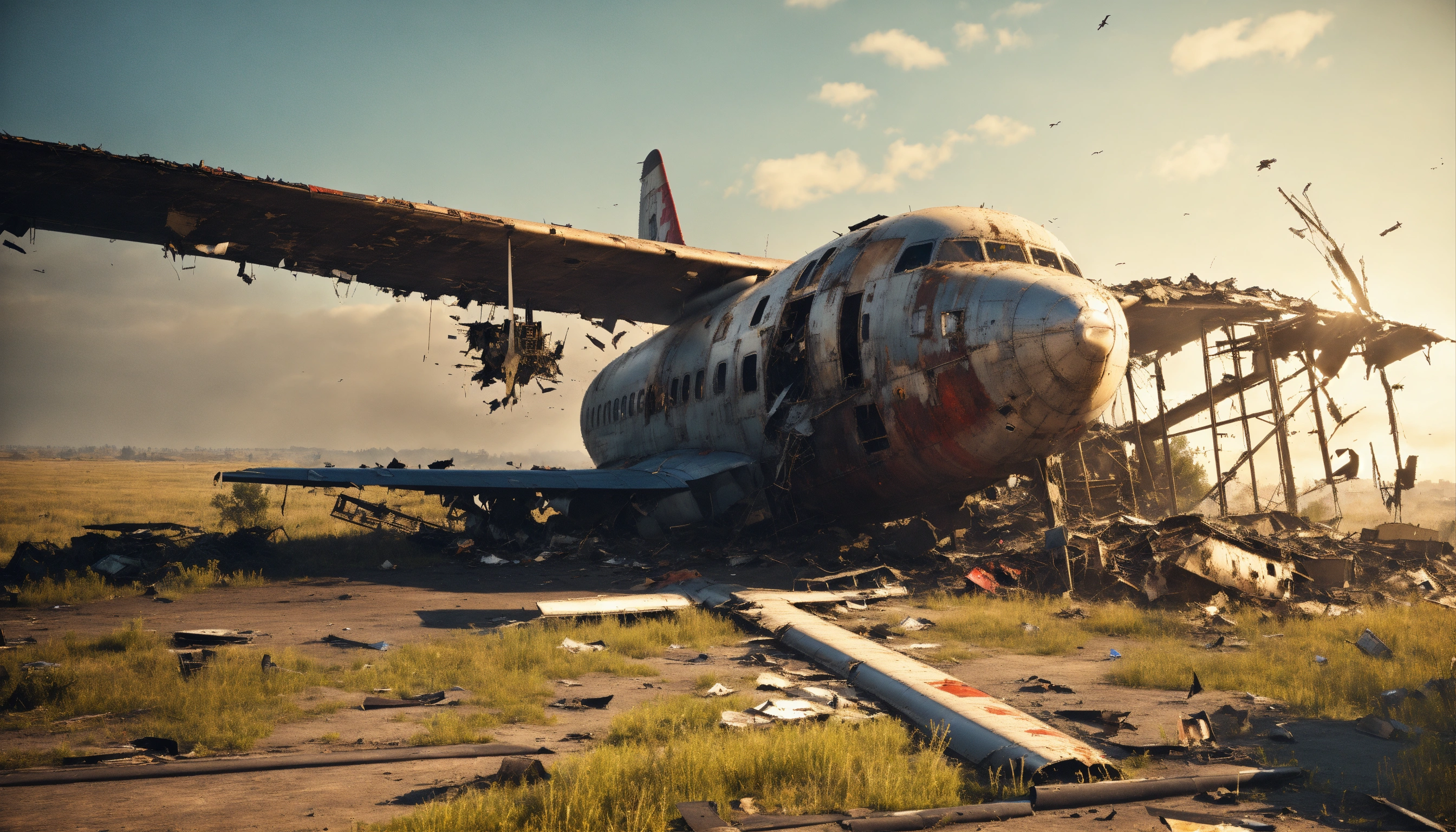 Lexica - Post apocalypse crashed passenger plane