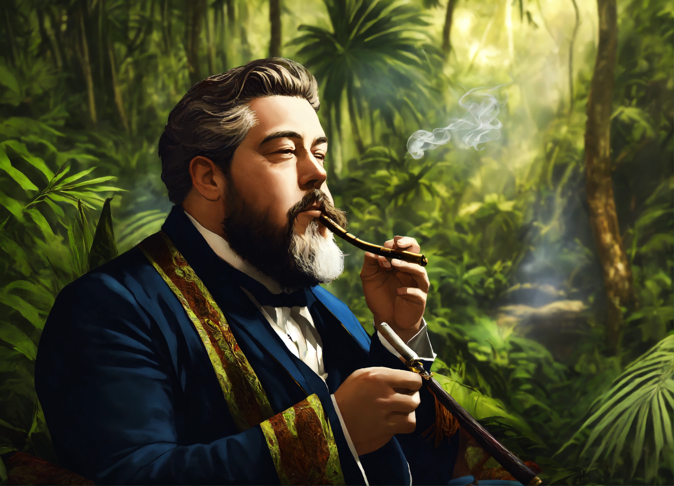 Lexica - Charles Spurgeon, Digital Art. Medium Shot. He's depicted ...