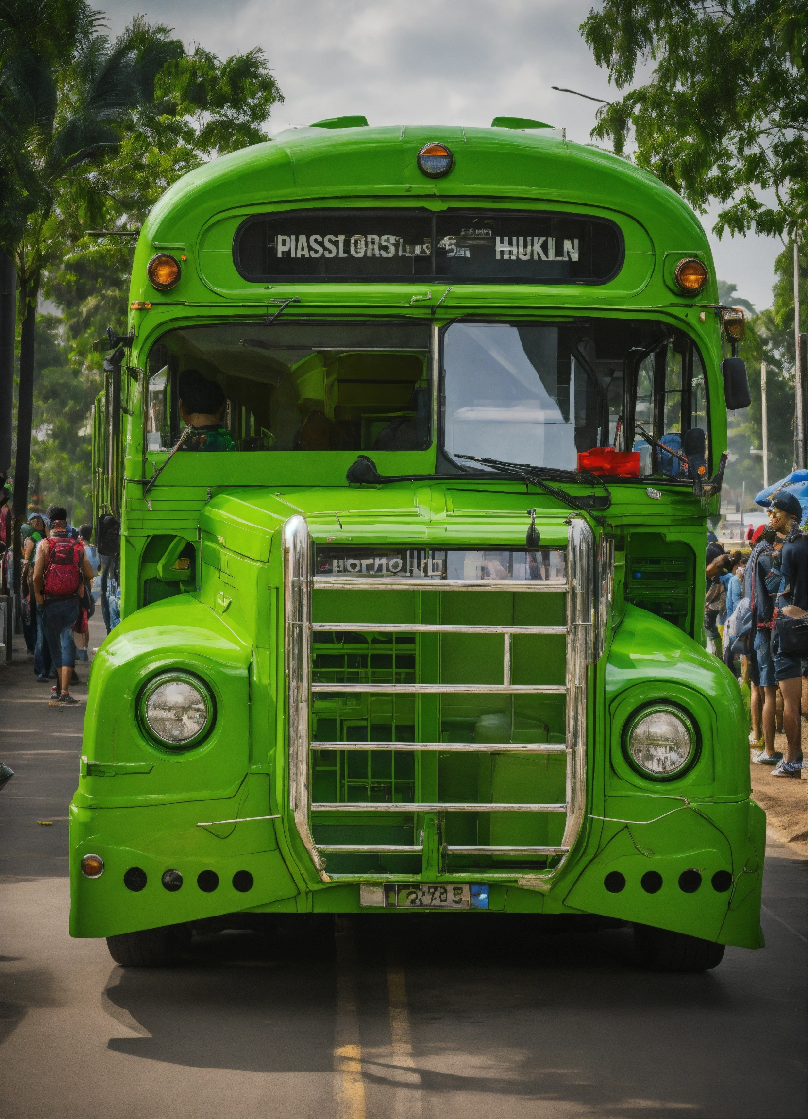 Lexica - Bus desain hulk