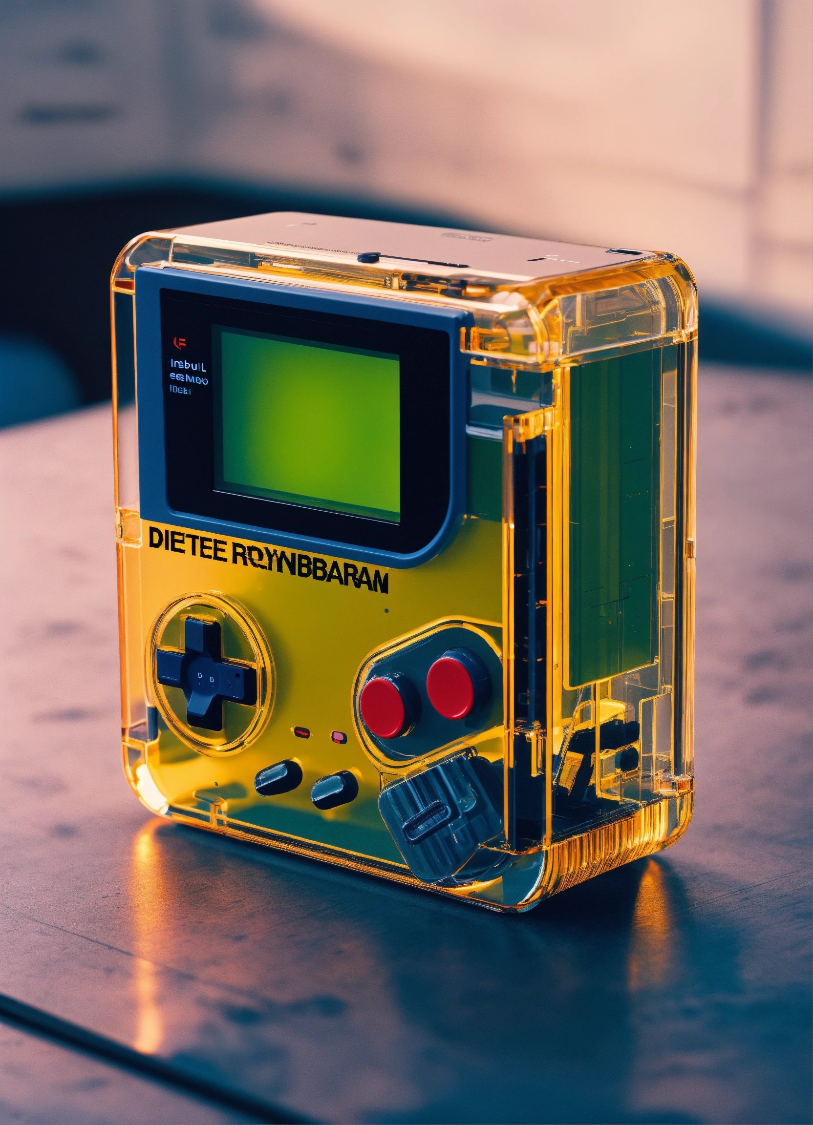 Lexica - A see through polycarbonate game boy designed by Dieter Rams ...