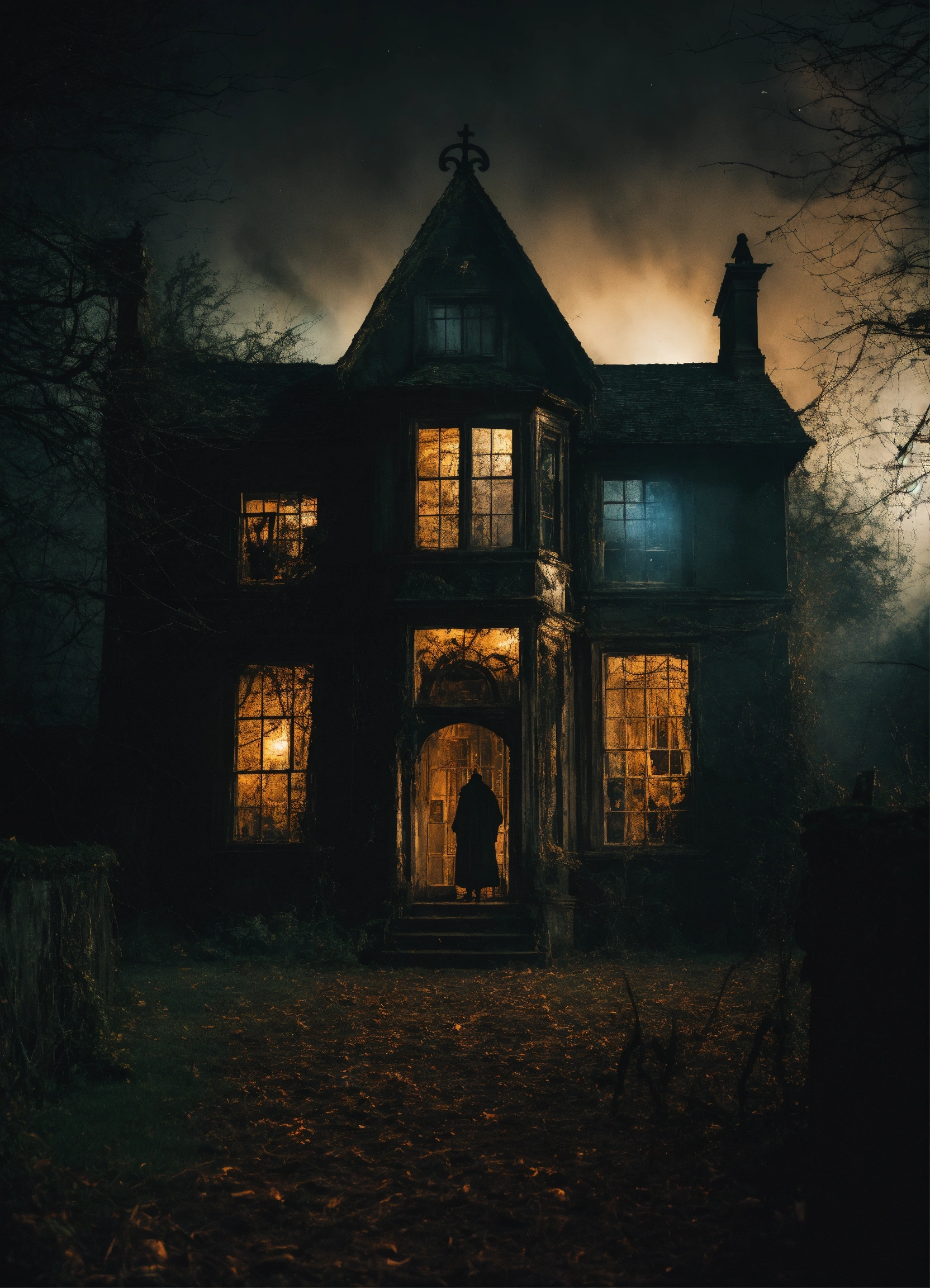 Lexica - A terrifying atmosphere in a sinister house on a pitch-black ...