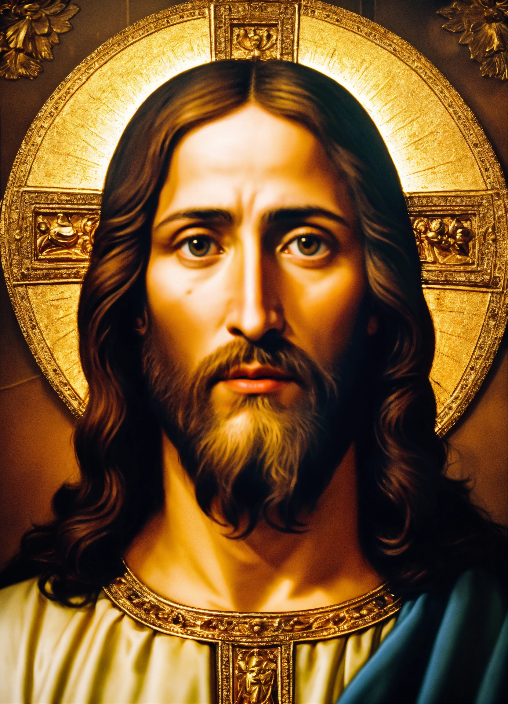 Lexica - The holy face of jesus christ as a photographic ultrarealistic ...