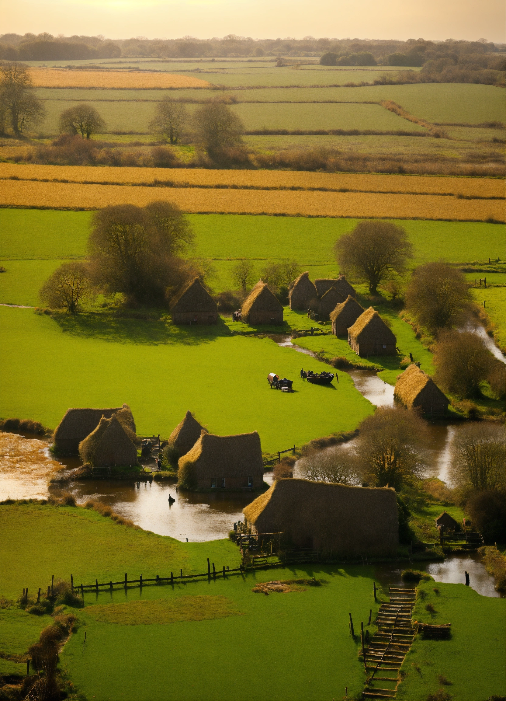Lexica - Anglo saxon marshland farming village