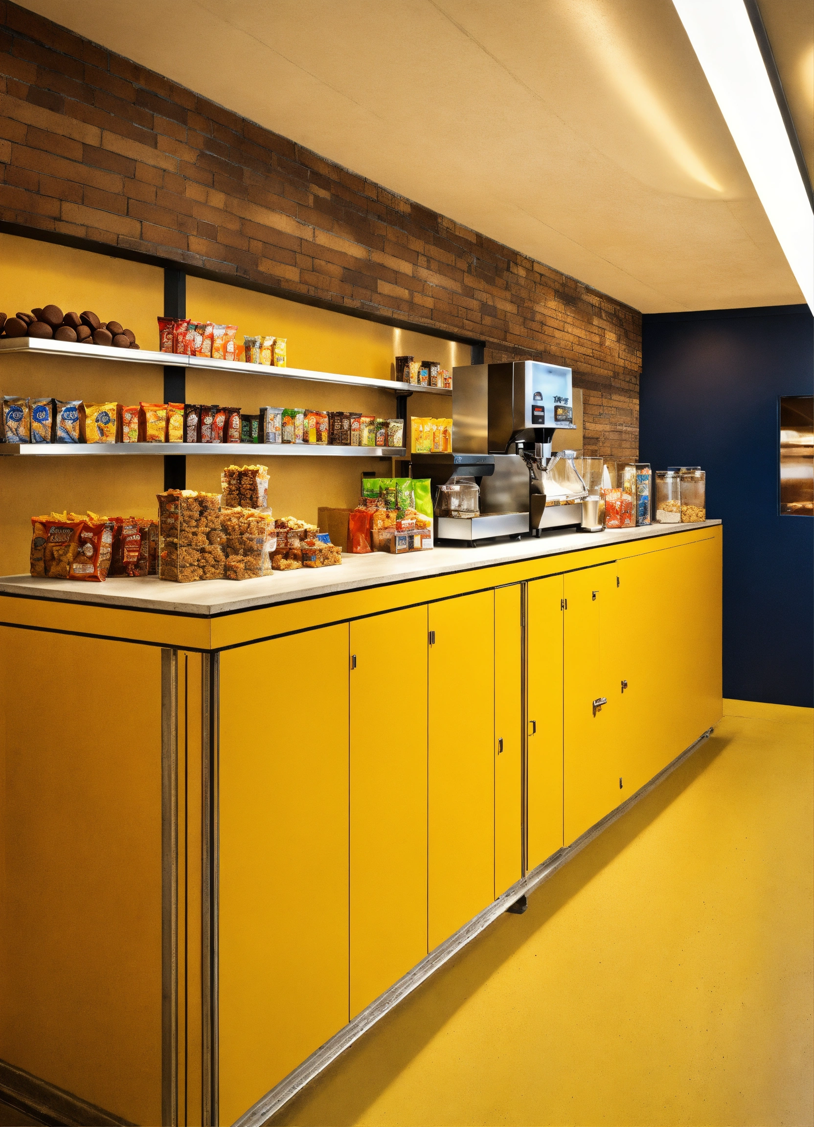Lexica - A self serve breakroom snack bar with snacks on an easy to ...