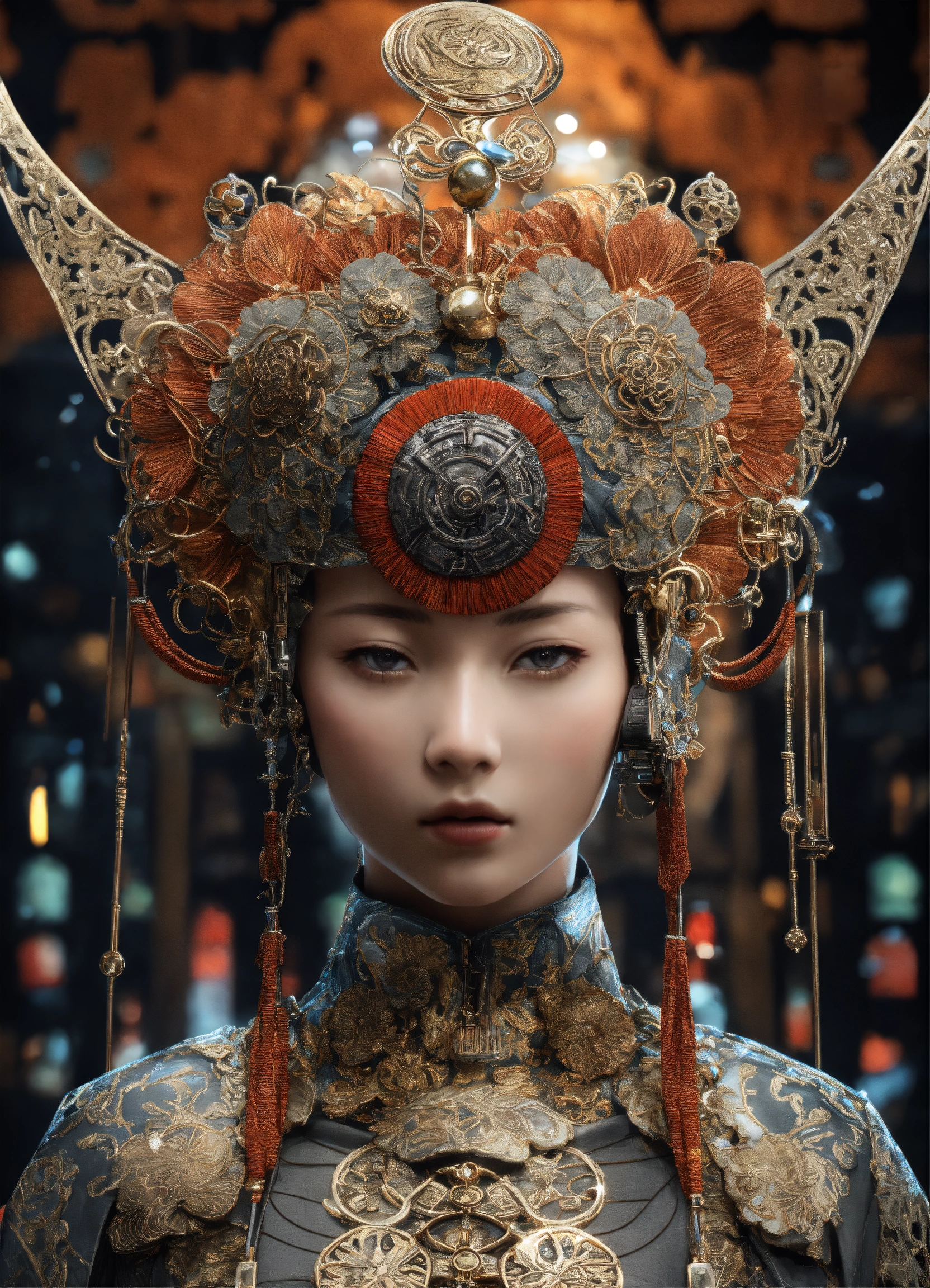 Lexica - Complex 3d render ultra detailed of a edo period high elf sci ...