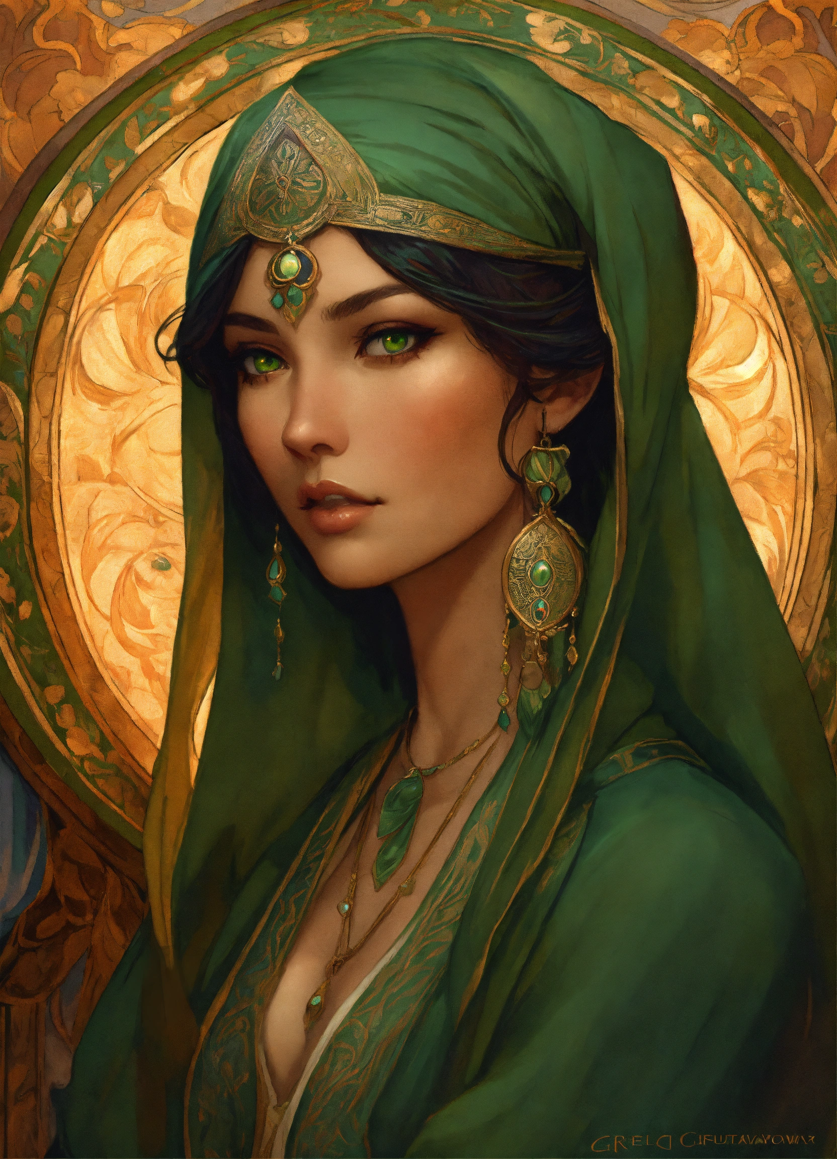 Lexica - Persian female dervish elf in medieval style, persian clothes ...