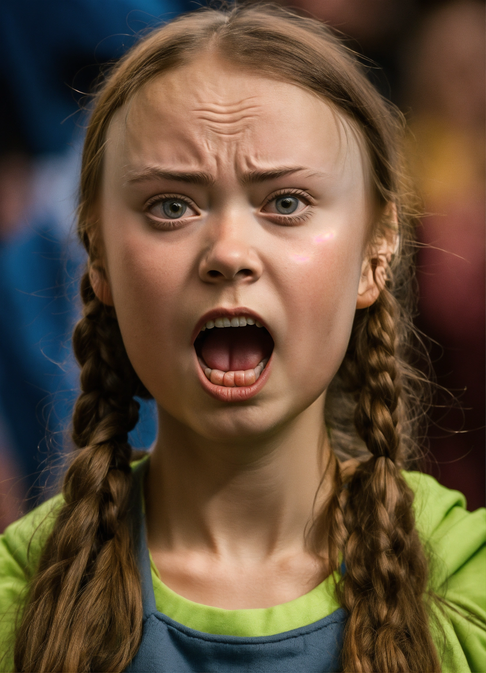 Lexica - OLD GRETA THUNBERG MAD, ANGRY, YELLING