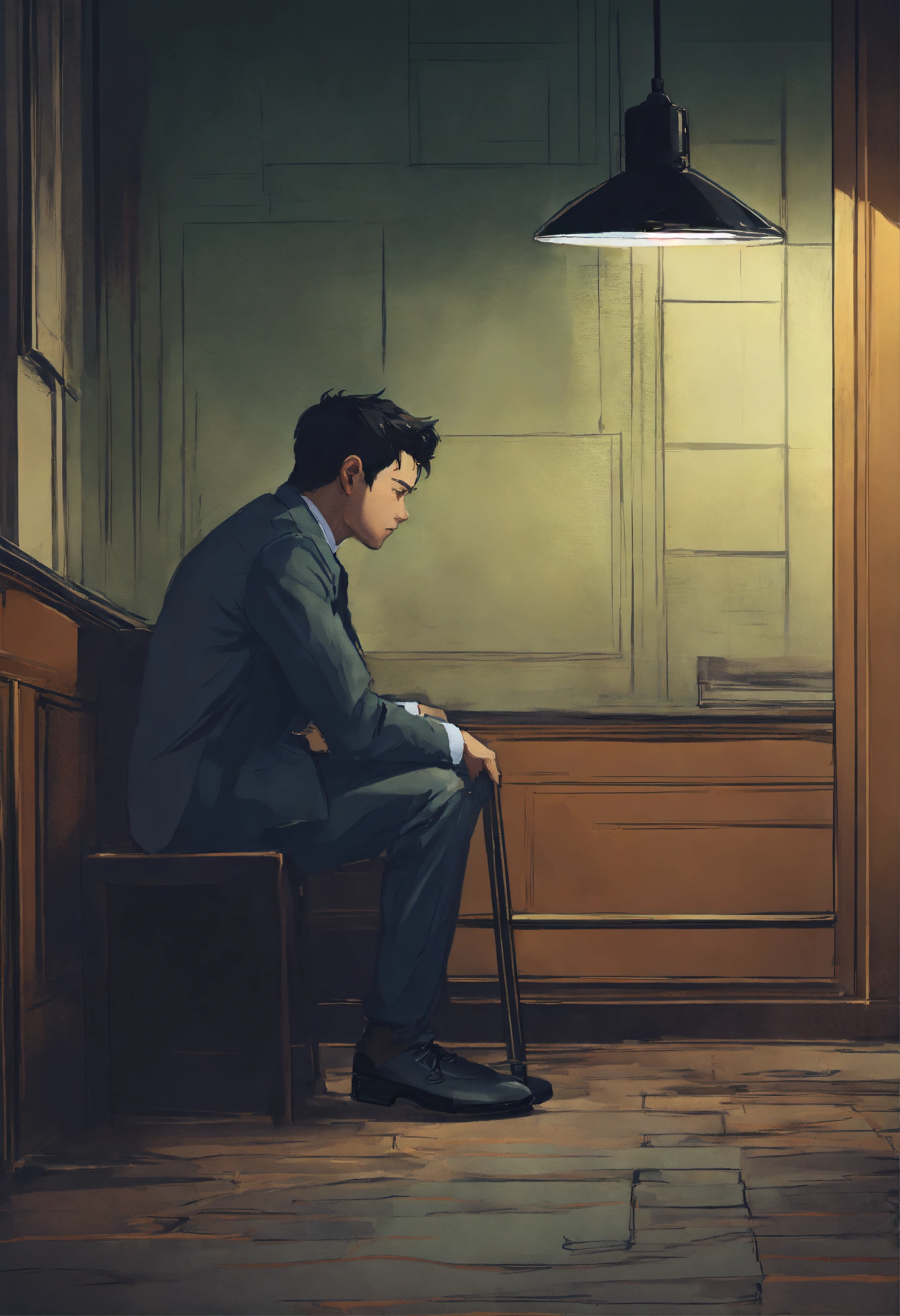 Lexica - Draw line, a person, doubt expression, thinking, interrogation ...