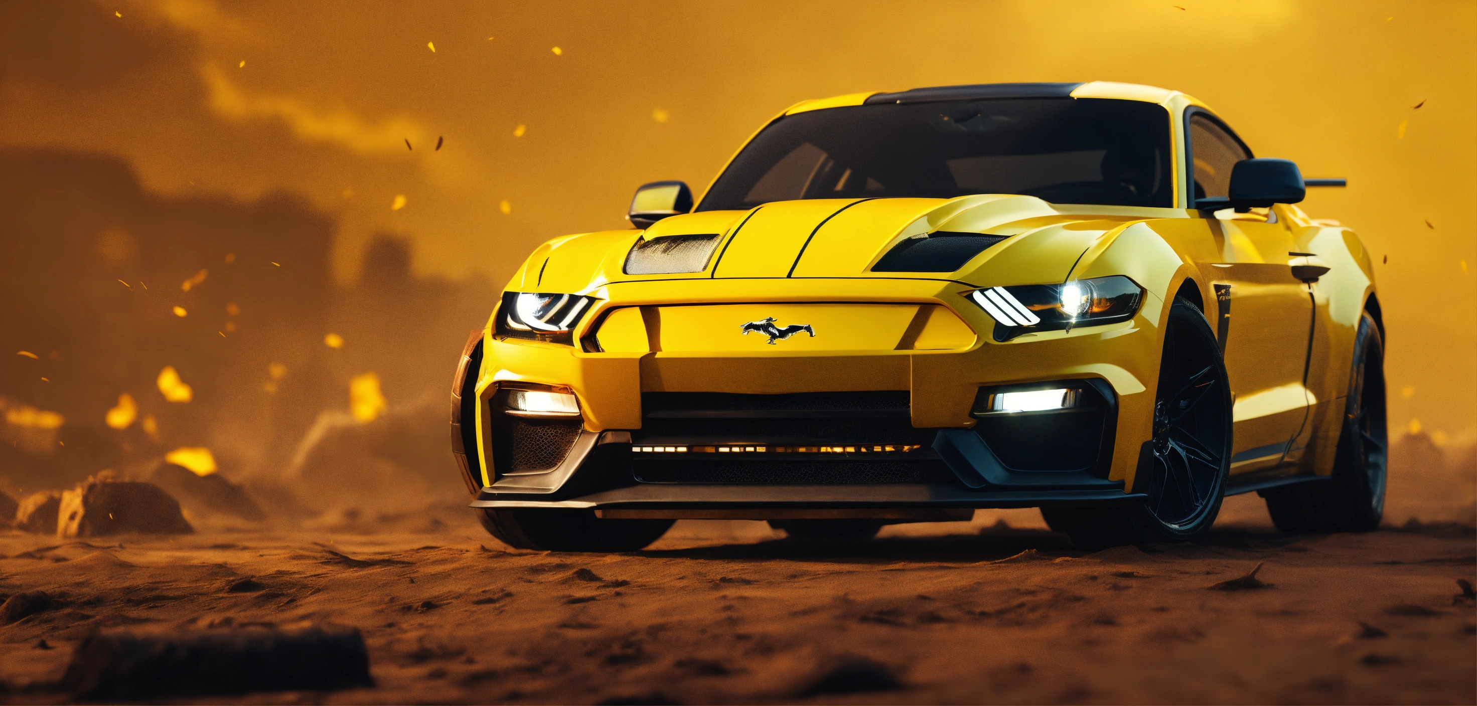 Lexica - Beautiful landing page angry mustang horse eye, 3d art, 8k, ui ...