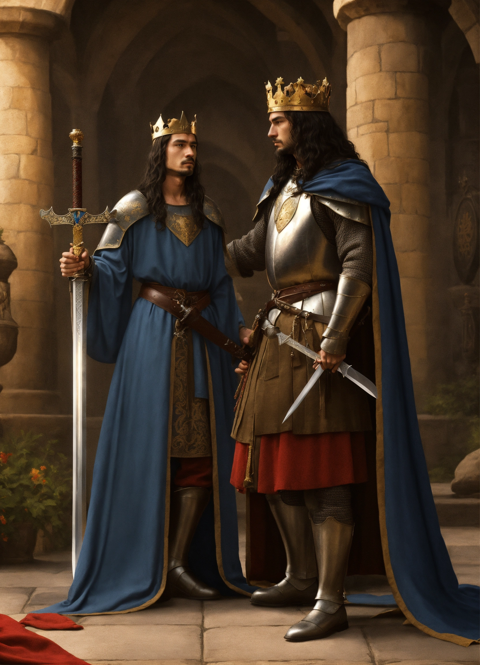 Lexica - In the medieval, the king is around 50 years old, standing ...