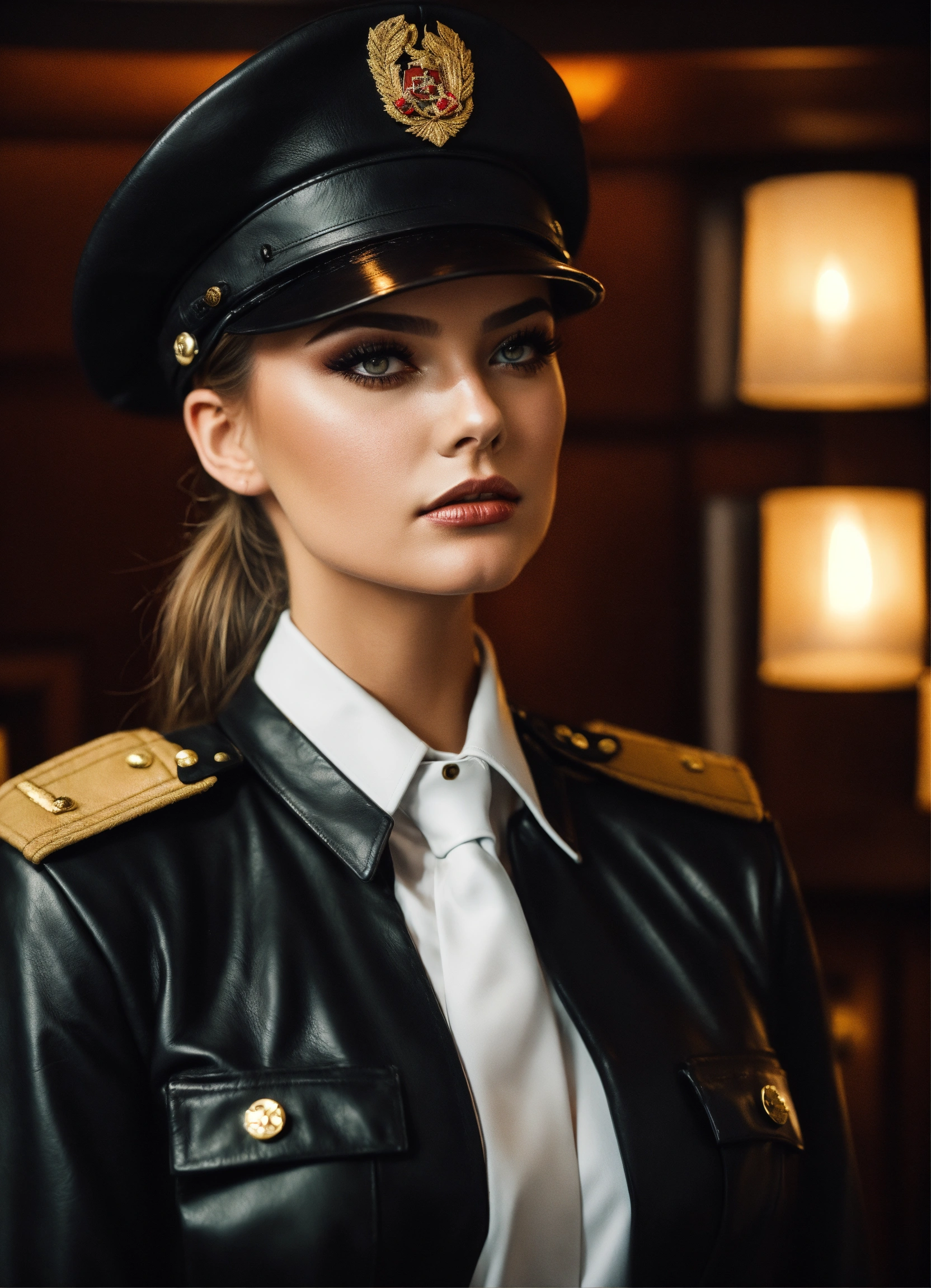 Lexica - Portrait, two stunning european women models looking sternly ...