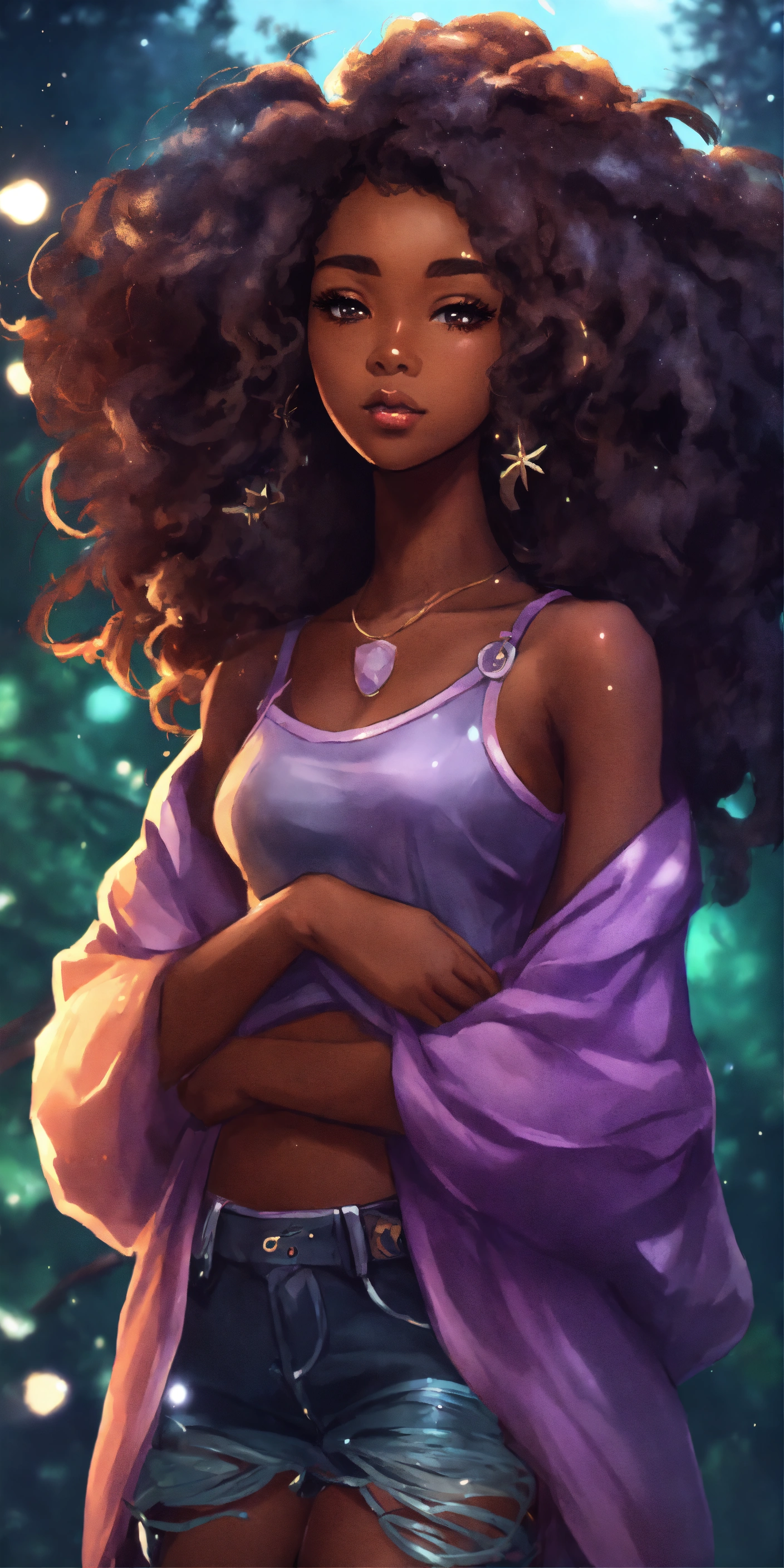 Lexica - Dark dark complexion African American. Realistic healthy ...