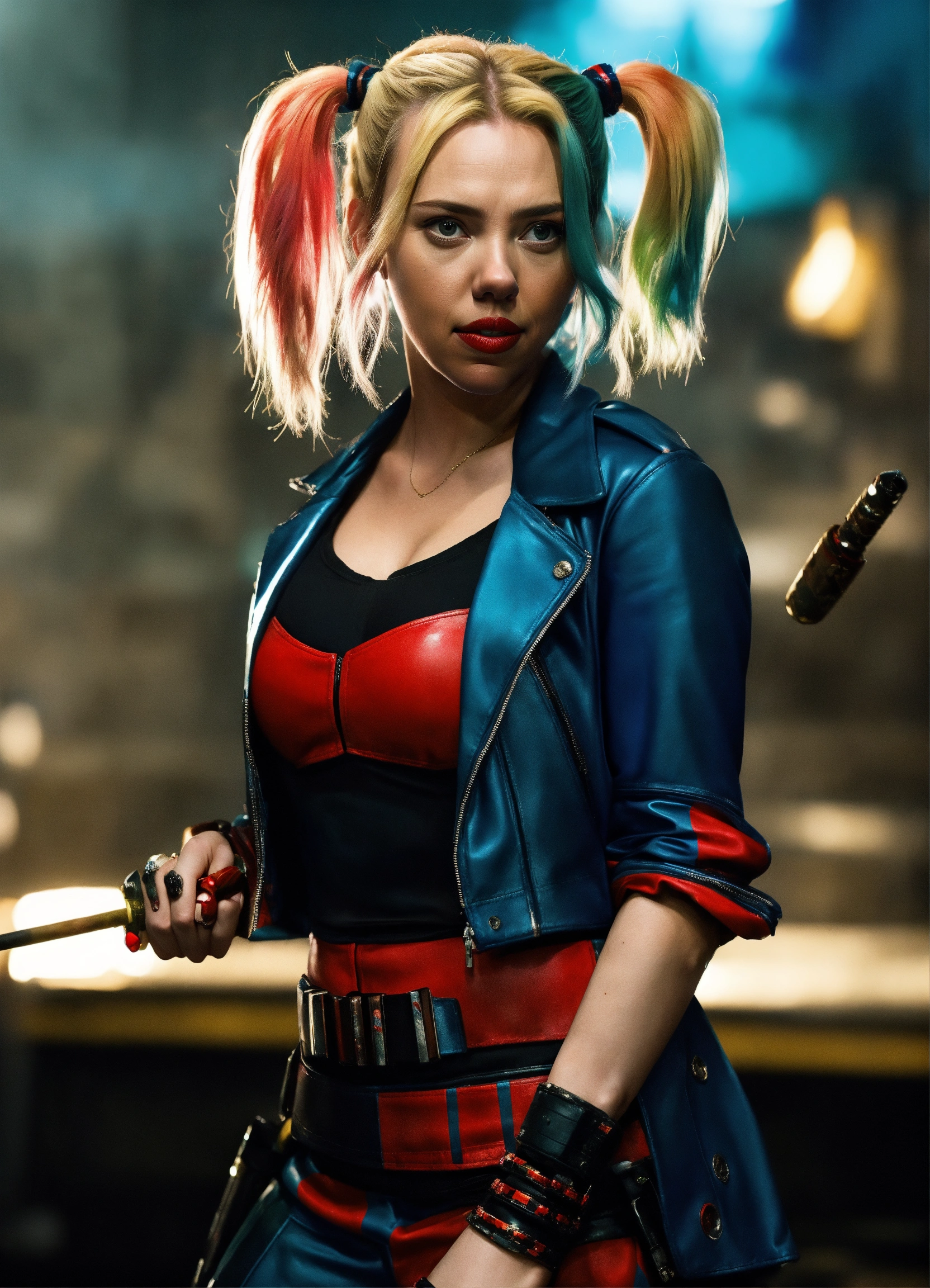 Lexica - Scarlett Johansson as Harley Quinn