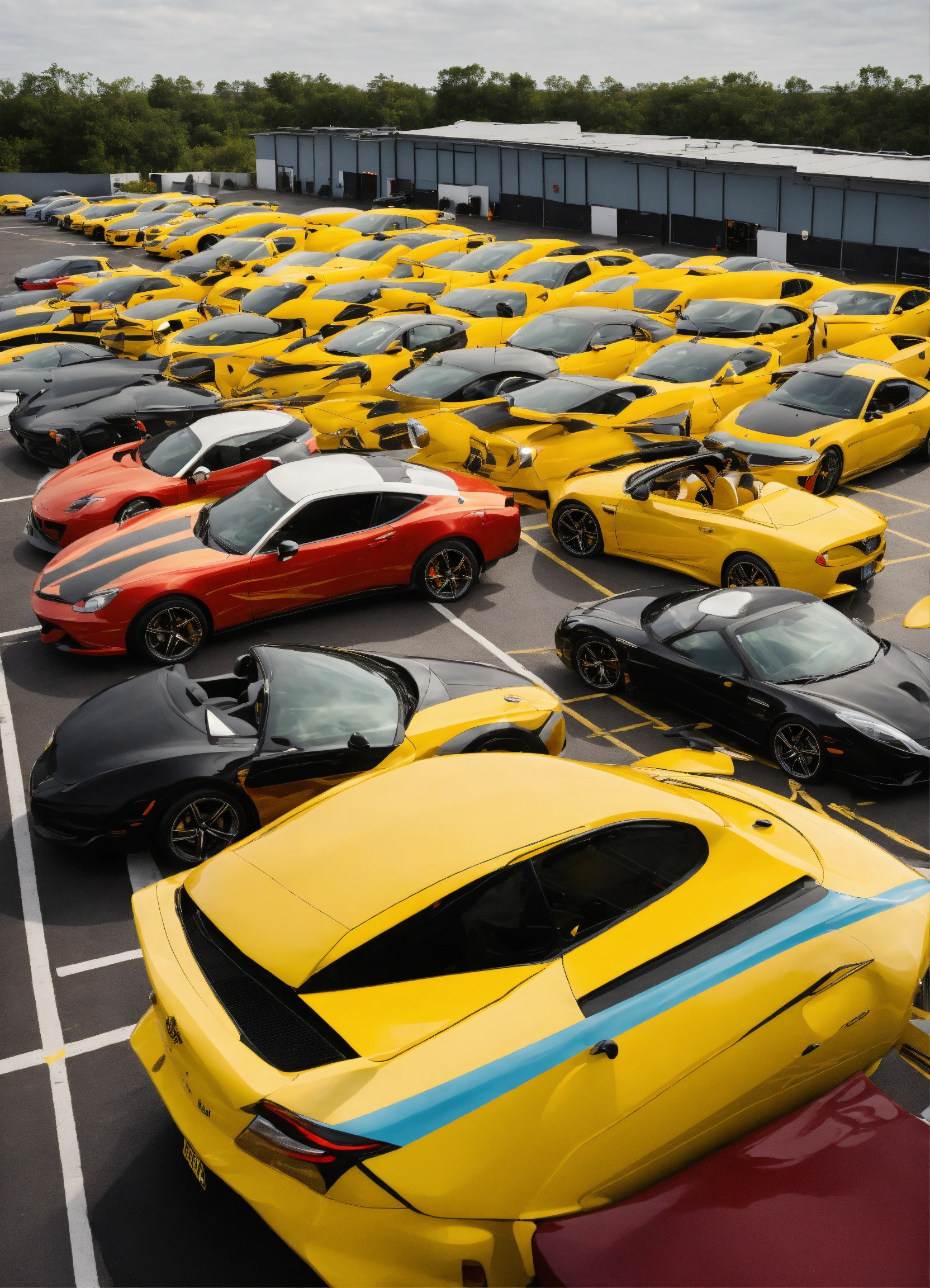 Lexica - A group of yellow cars with arrows on top (0.67%) a yellow car ...