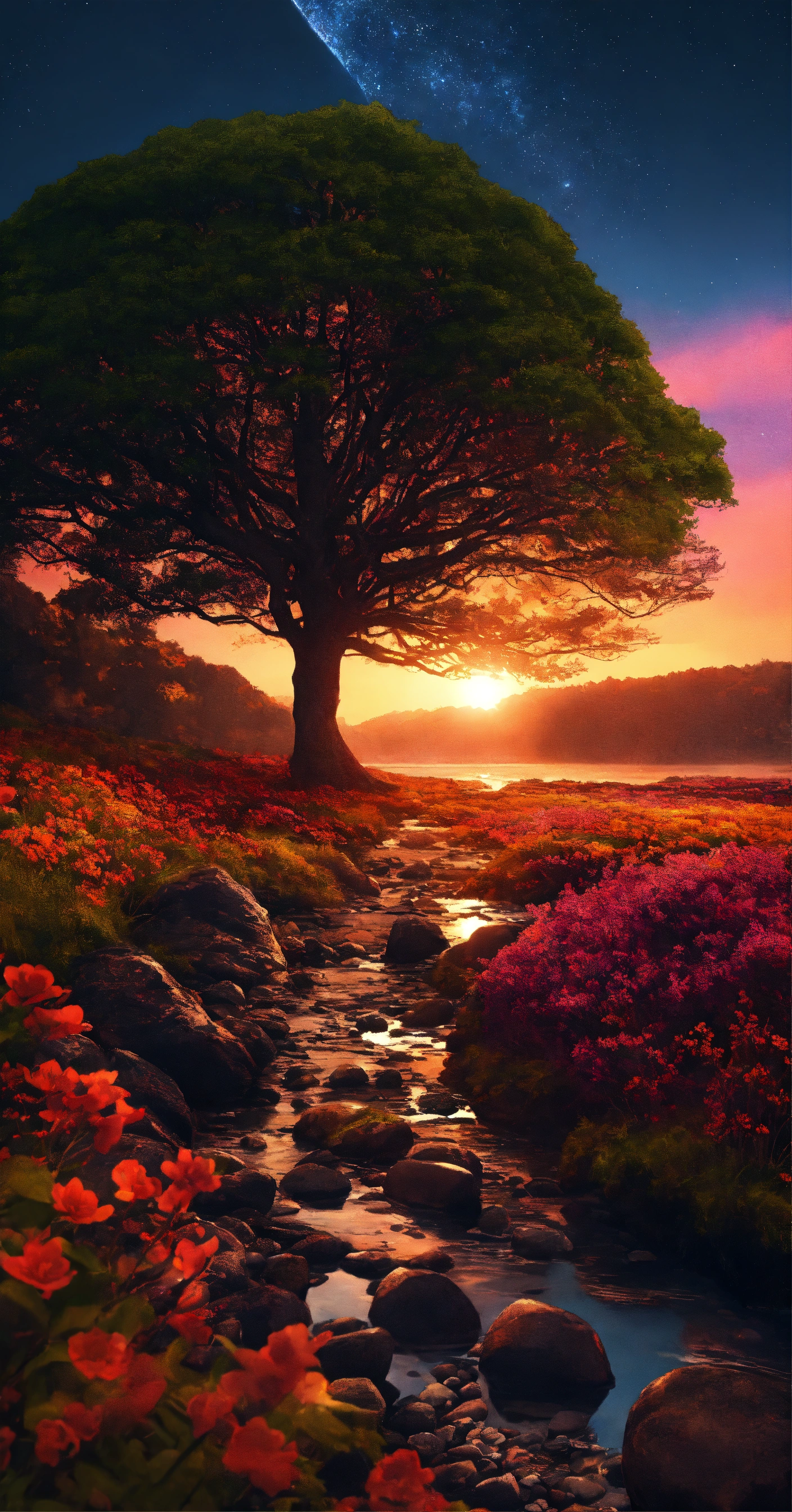 Lexica - Detailed wallpaper for mobile, highly detailed, sharp images, 8k, amoled, nature ...