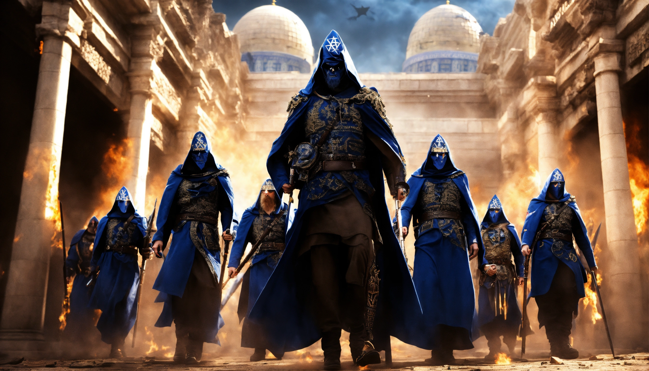 Lexica - Evil demonic Israel demon army carrying Israeli flags ...