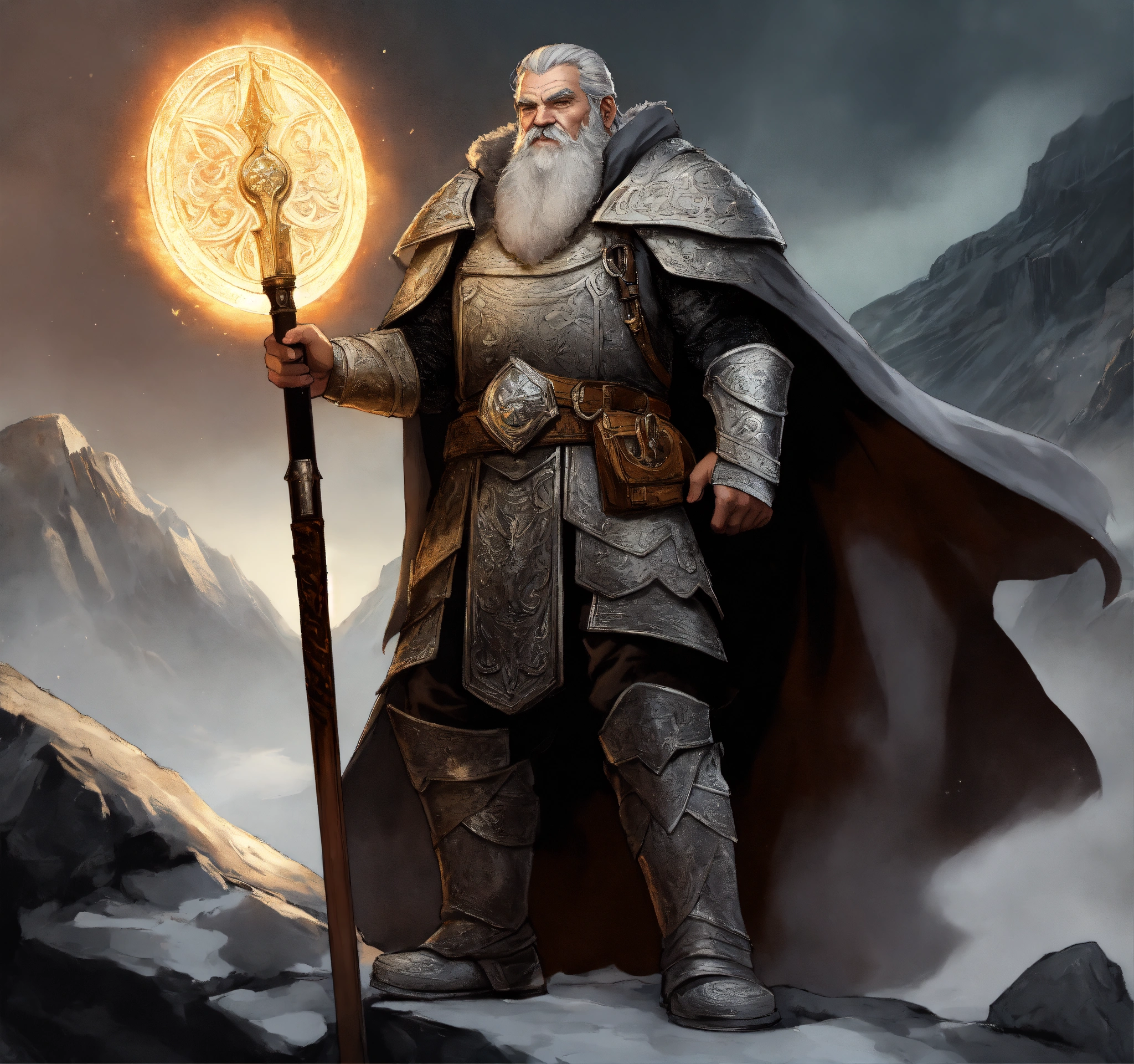 Lexica - Fantasy setting, an enigmatic old grey-skinned dwarven king ...