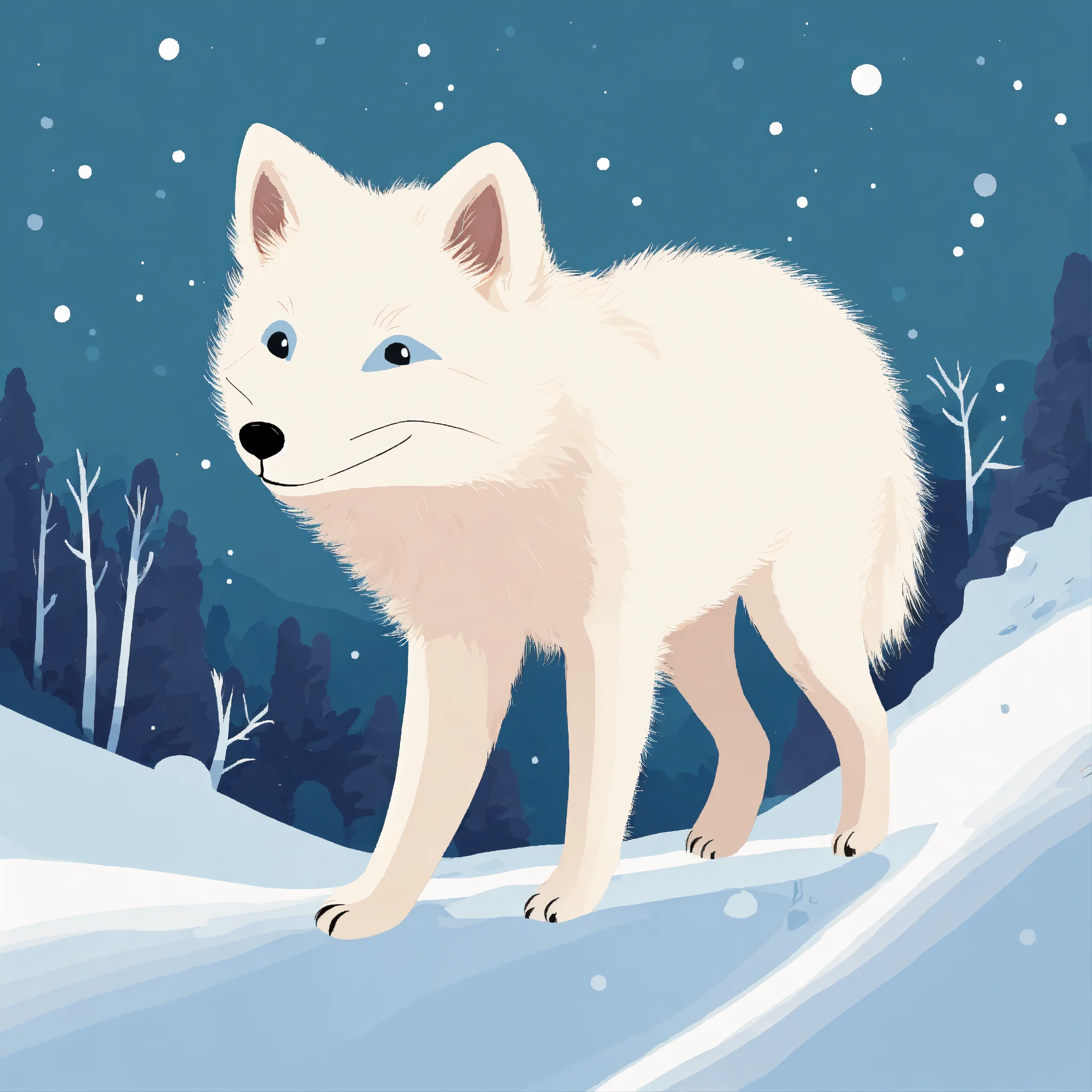 Lexica - A smile arctic fox, illustrate by Duncan Beedie children book ...