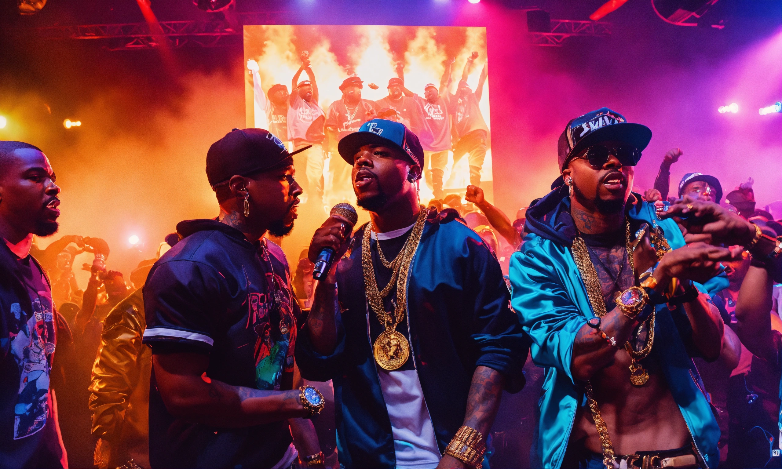 Lexica - Pop art, hyperrealist portrait of battle rapper "Geechi Gotti ...