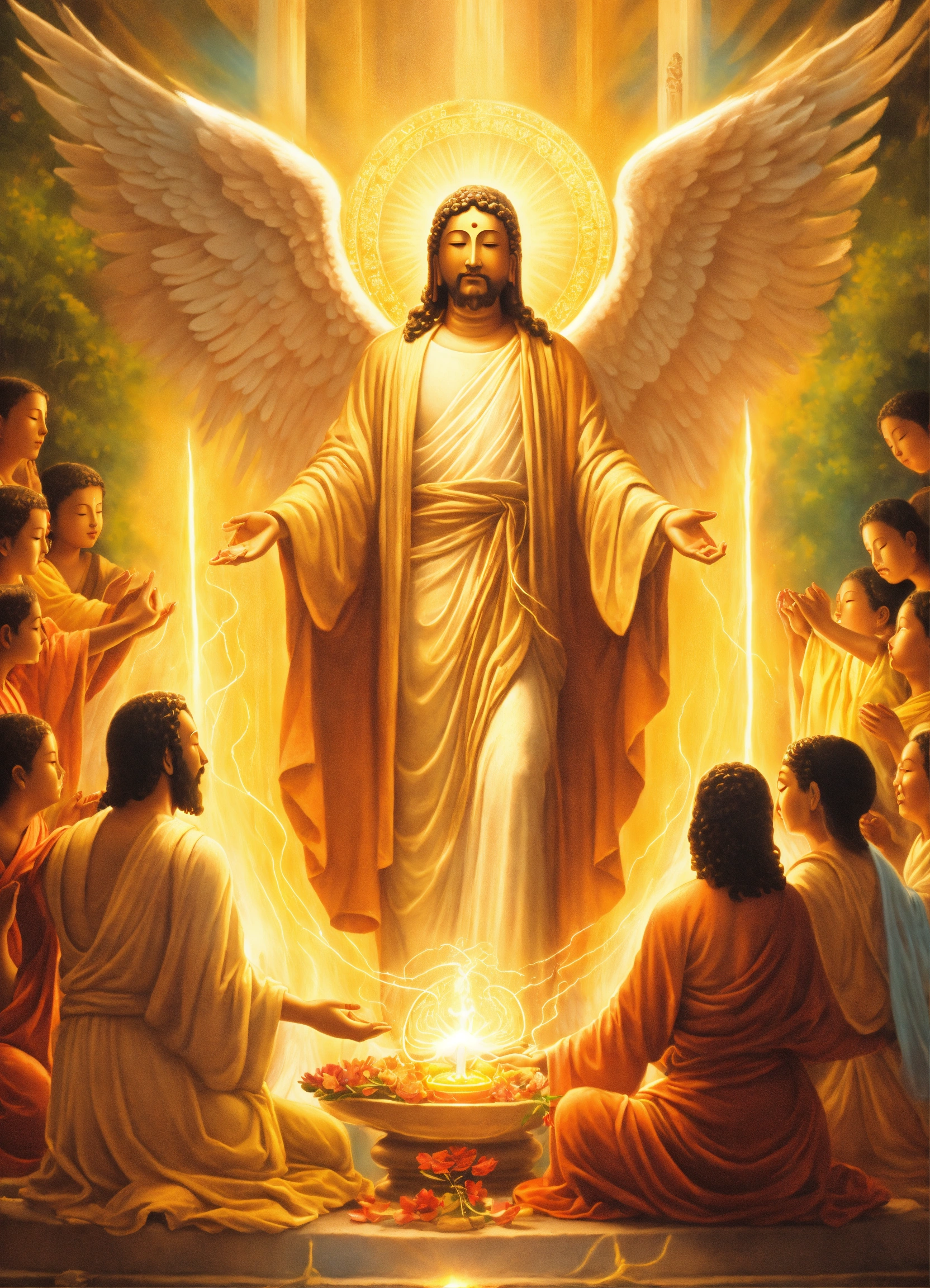 Lexica - Jesus, buddha, angel unity of all living beings in the world and universal god godess ...
