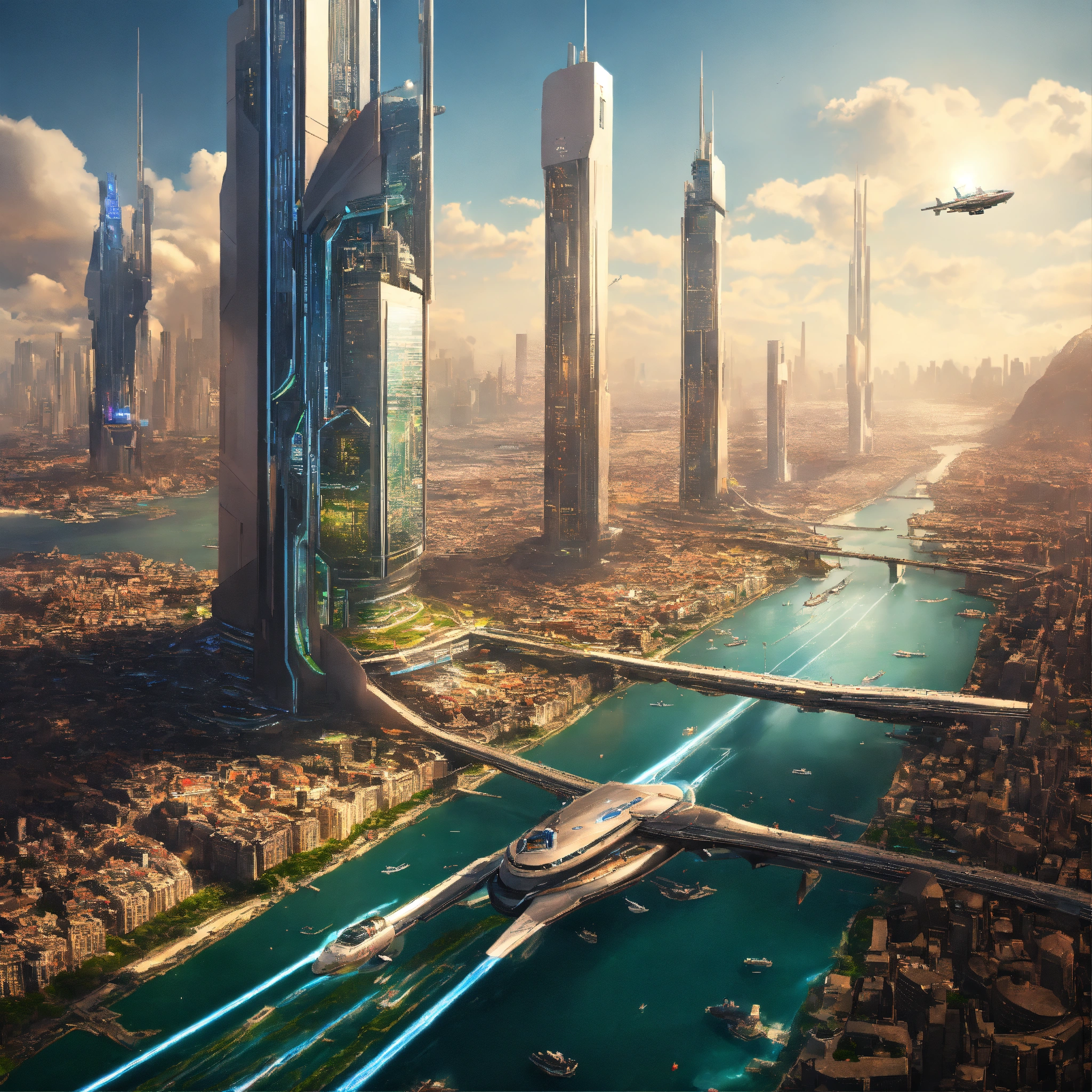 Lexica - Gigantic damm, very high very big bevor a gignatic channel on ...