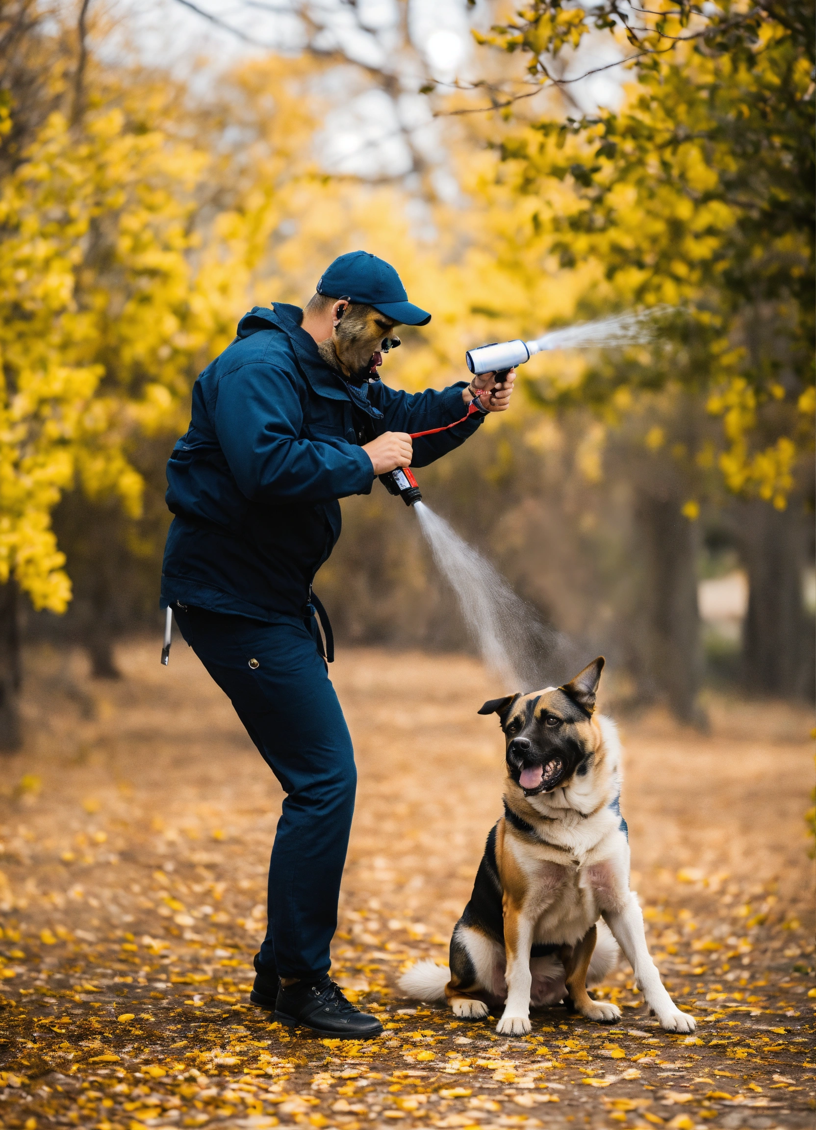 Lexica - Self-defence from a dog with pepper spray.