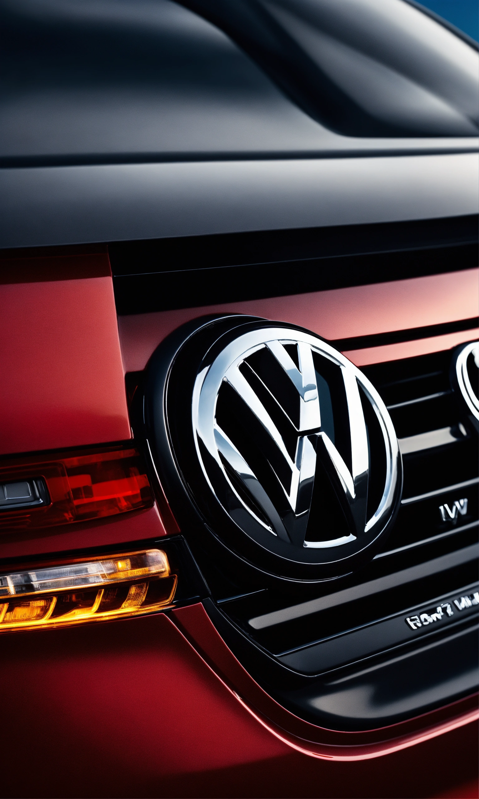 Lexica - Insignia of the VW golf 4 brand with a dynamic background, and ...