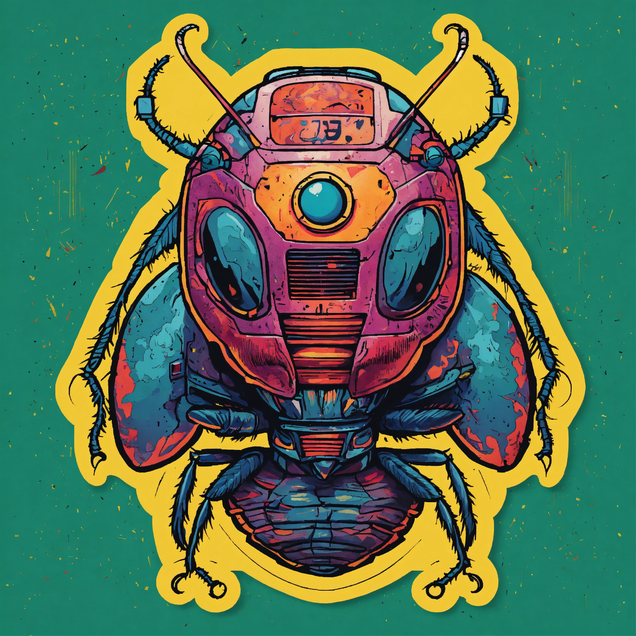 Lexica - Portrait of a bug killer, art by butcher billy, sticker ...