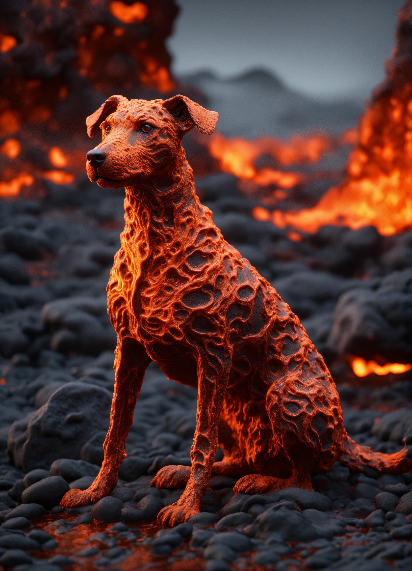 Lexica - Lava Lurcher Lava Lurcher, in painstakingly detailed 8K Ultra ...