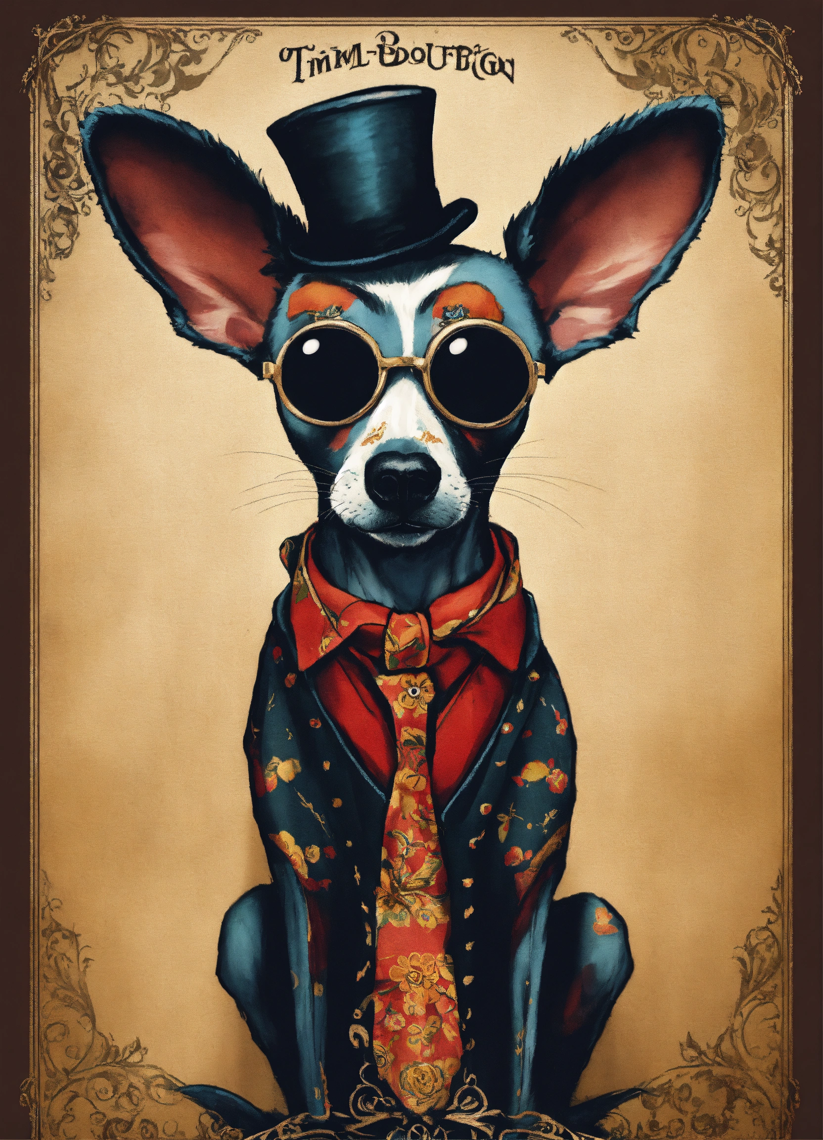 Lexica - Design for T-shirts containing tim burton dog vintage ...