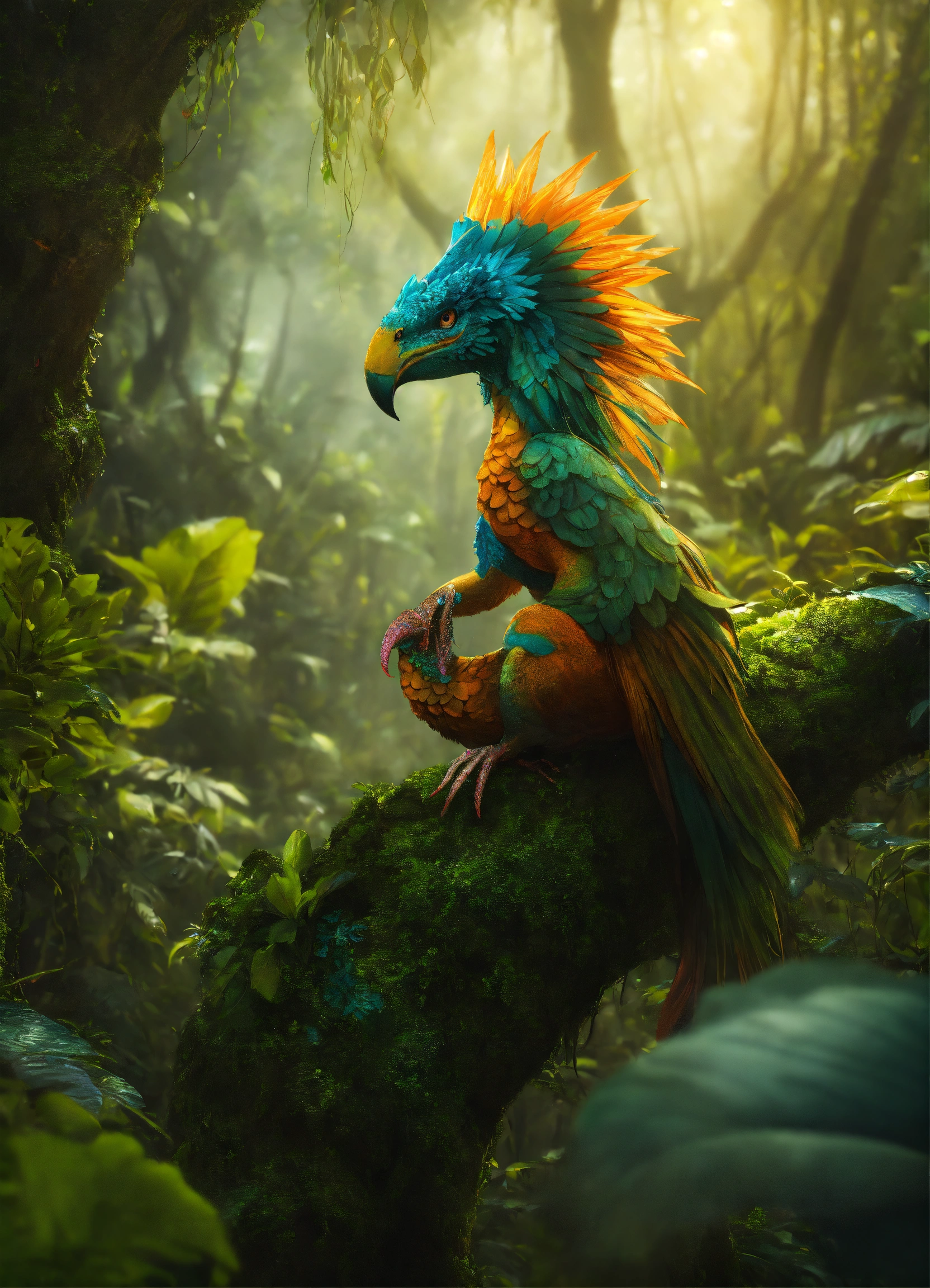 Lexica - Perfect fantasy creature in a magical jungle perfect clarity ...