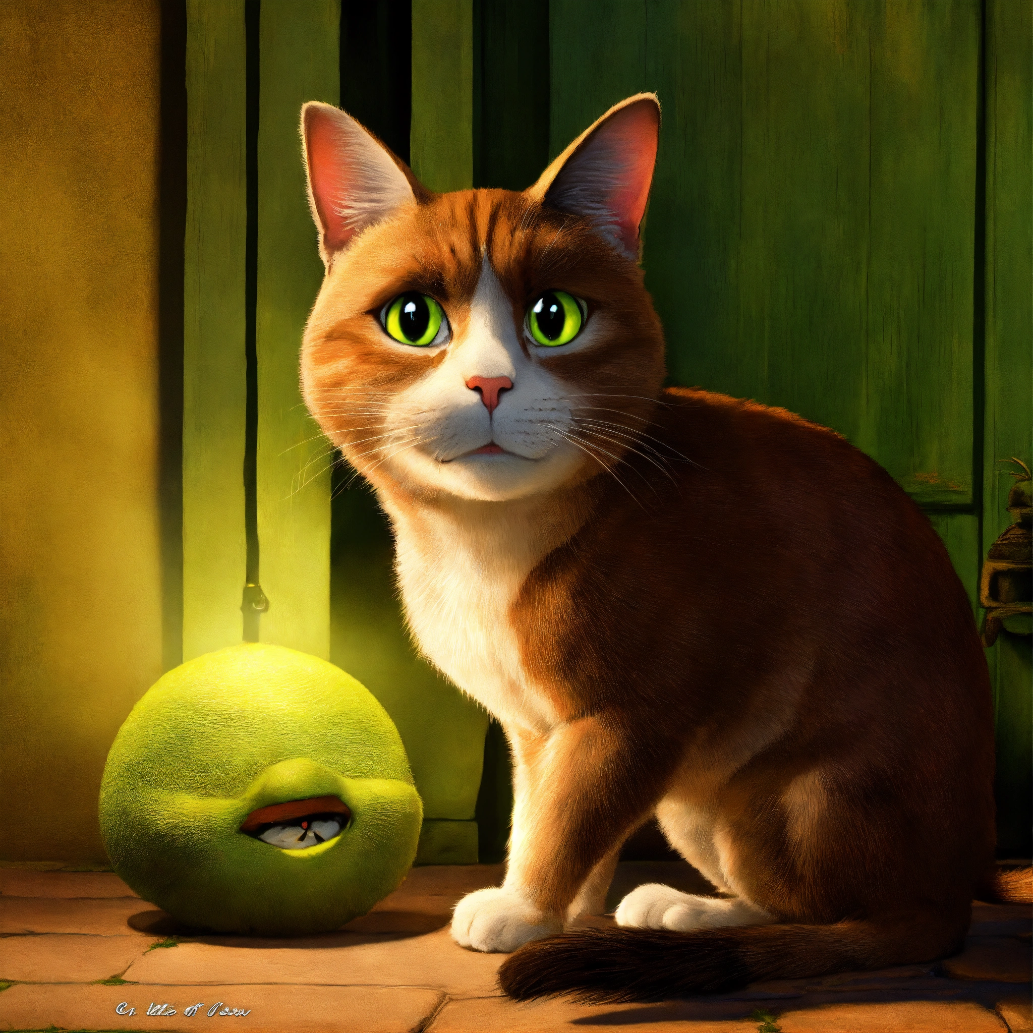 Lexica - Shrek´s cat friend