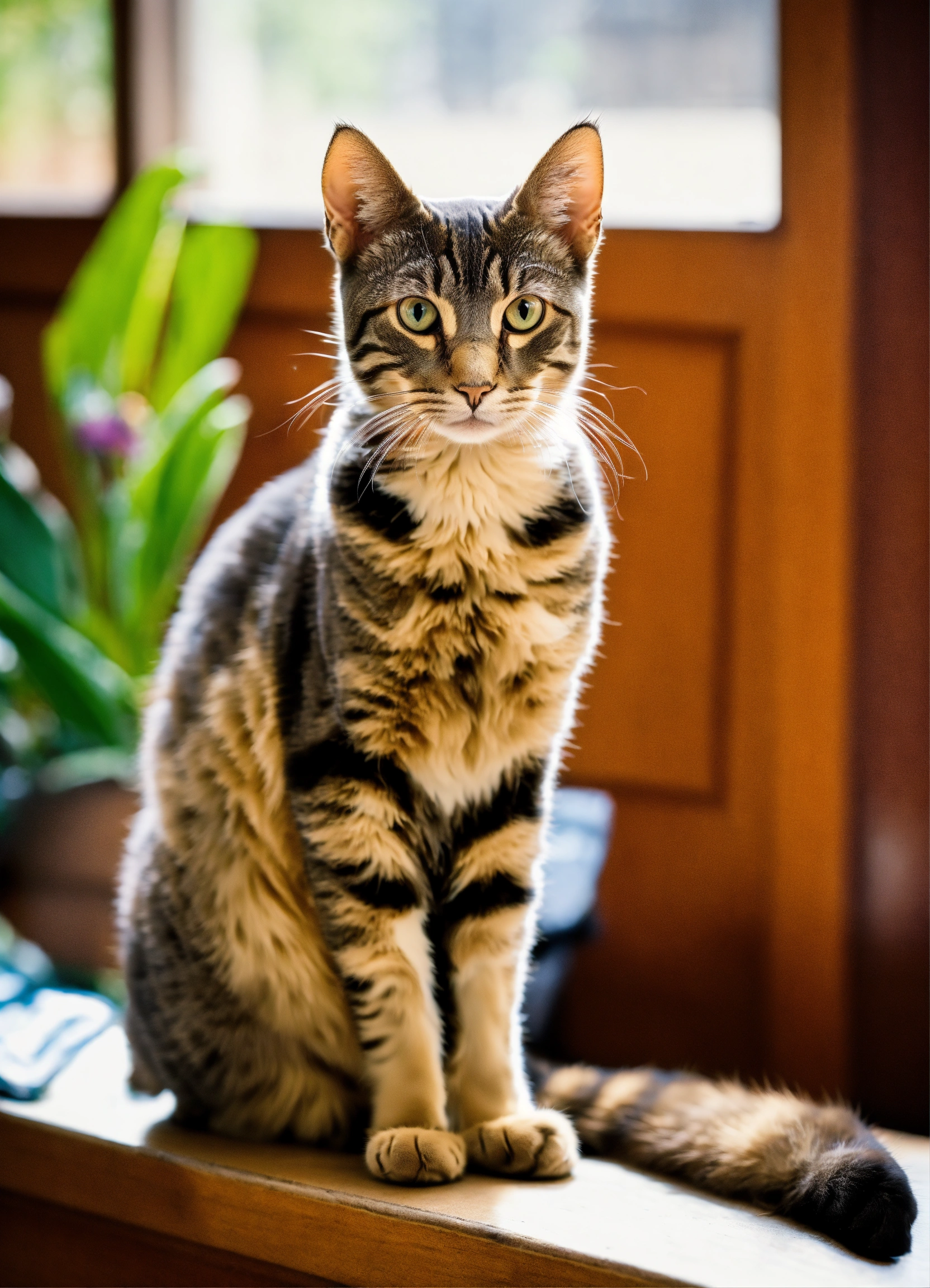 Lexica - Deformed cat with a really long neck