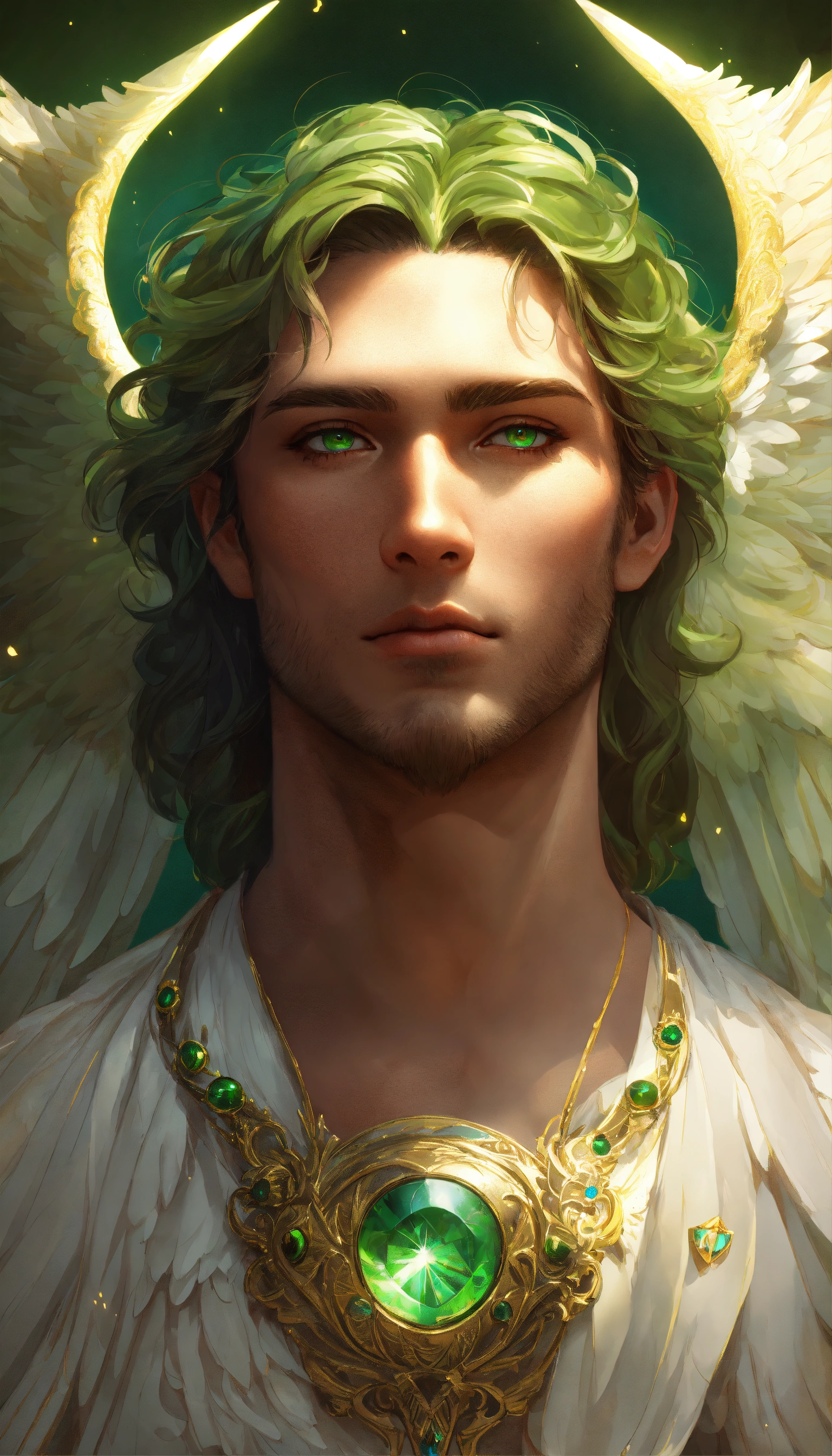 Lexica - Male angel, wings, intricate, headshot, highly detailed ...