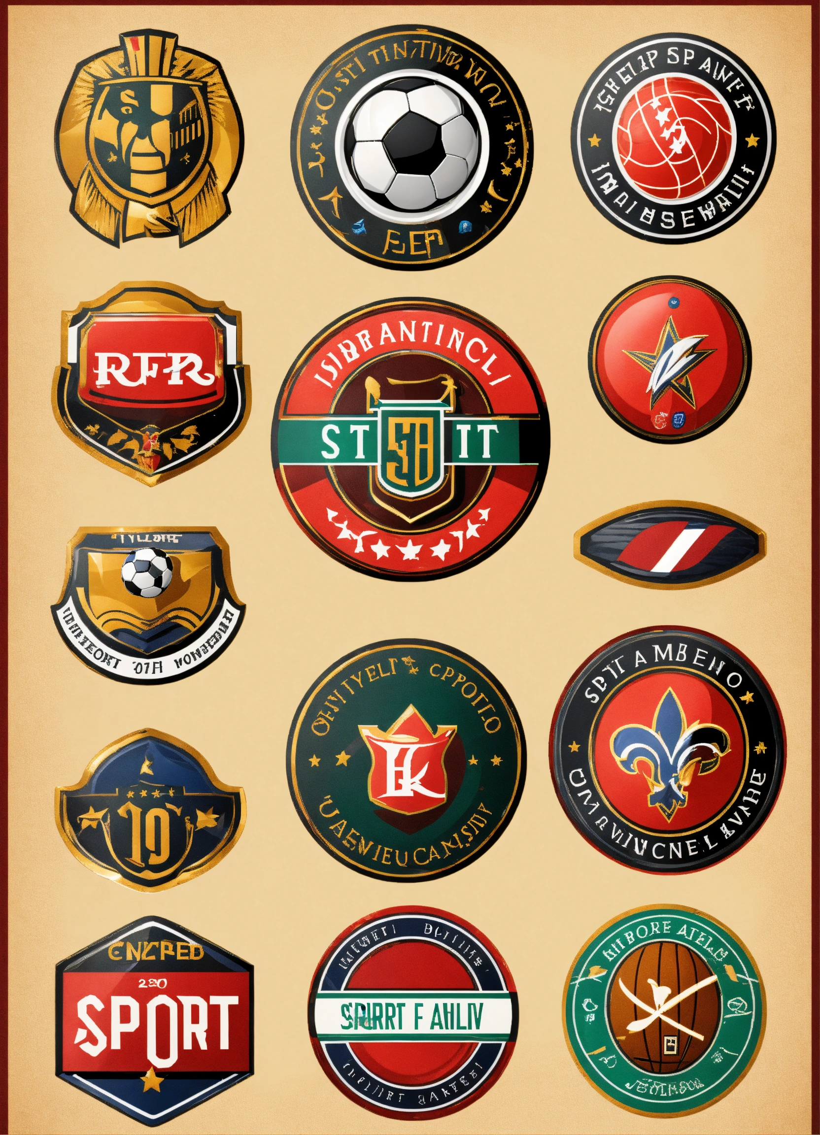 Lexica - Sport badges