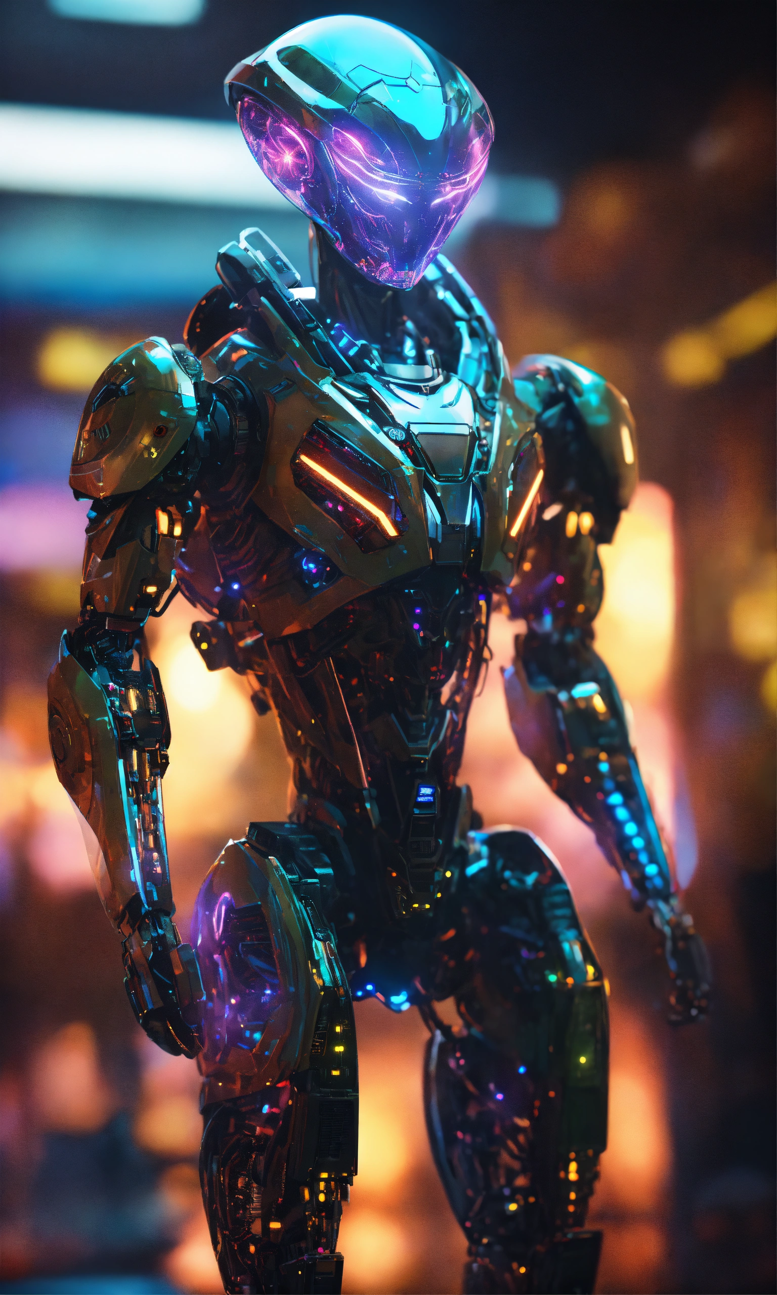 Lexica - Badass translucent polycarbonate robot that looks like an ...
