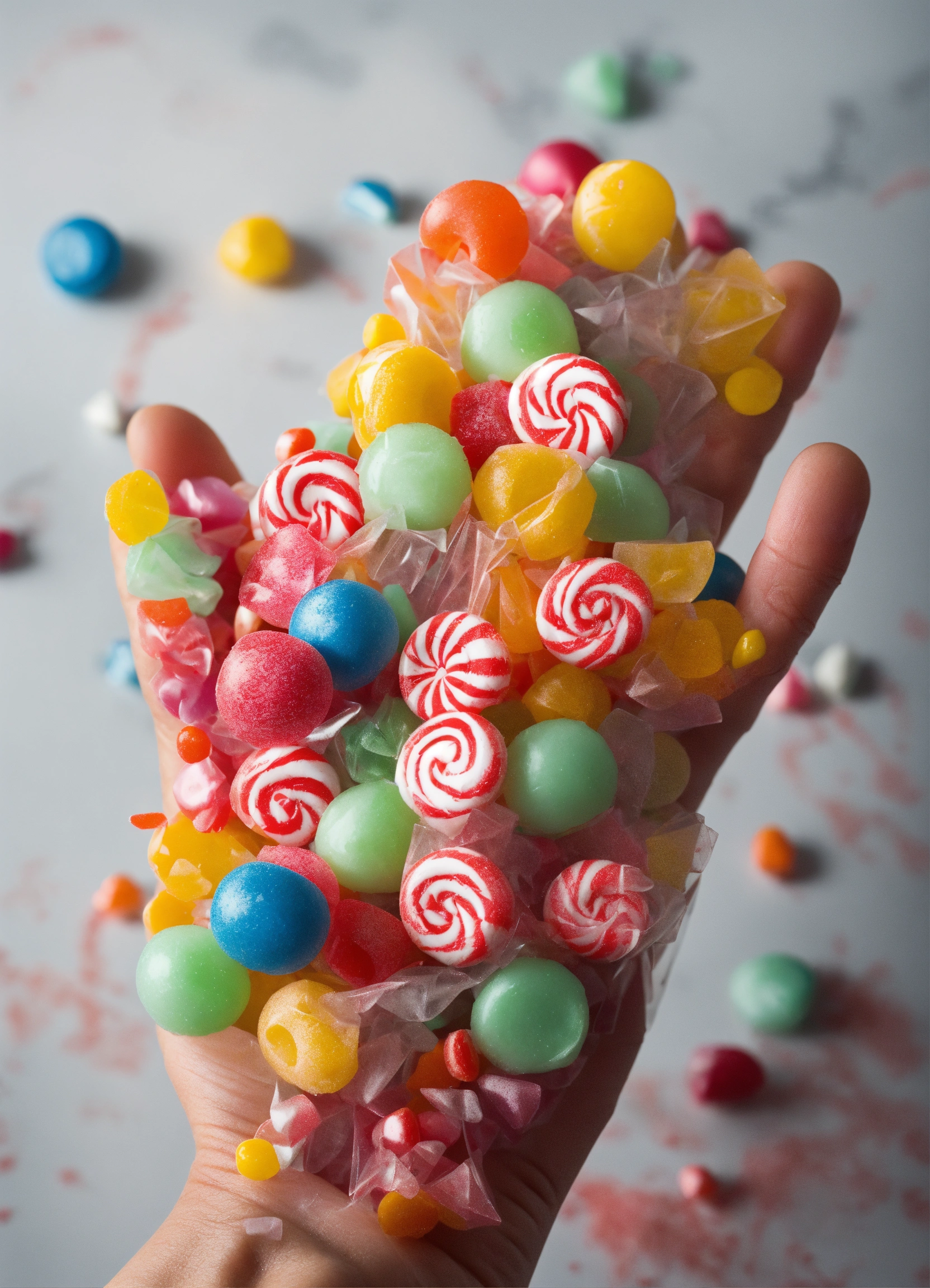 Lexica - Create for me an image of a spine-tingling creepy hand holding ...