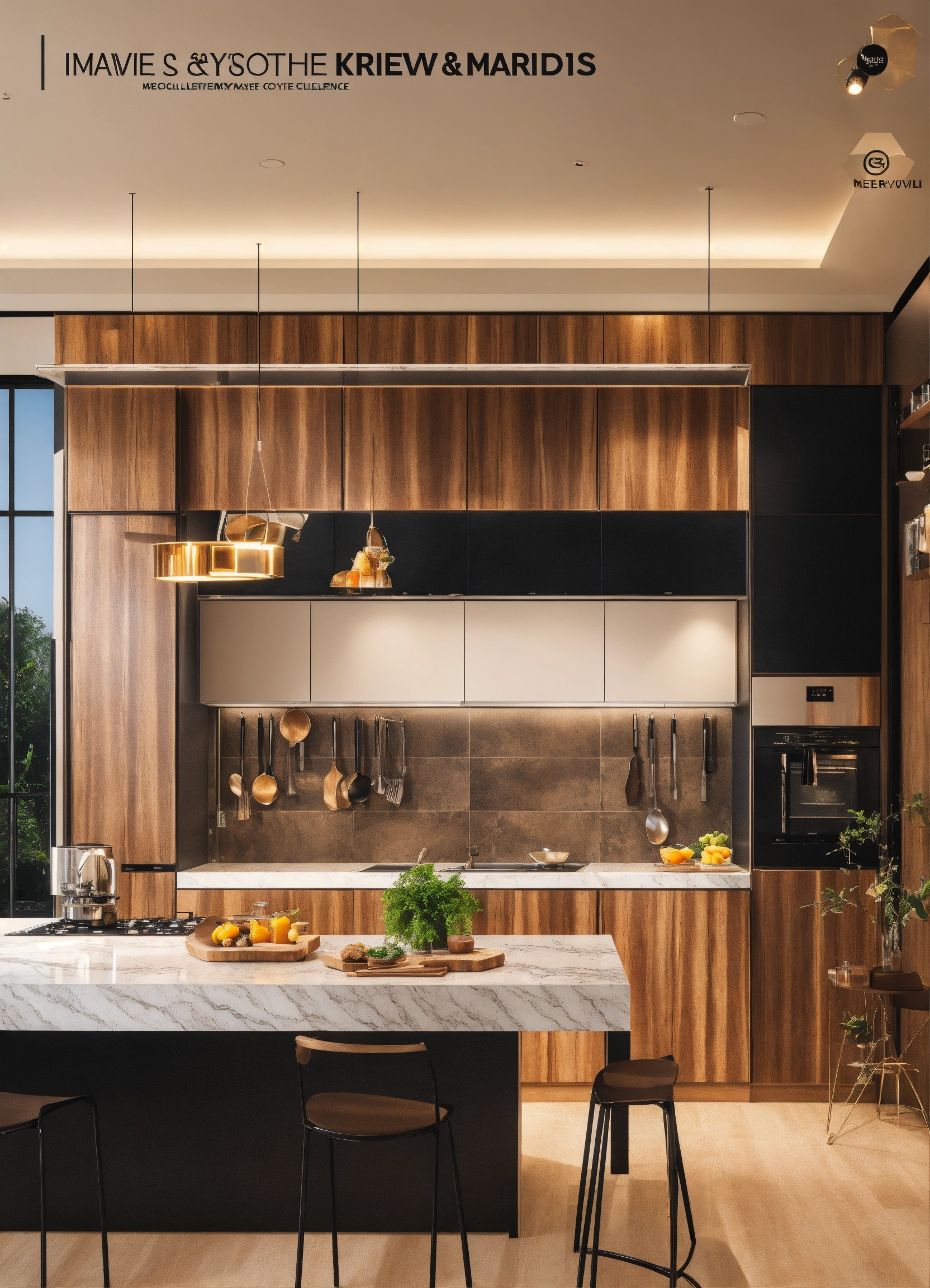 Lexica - Image Idea A stunning and sleek modular kitchen setup with ...