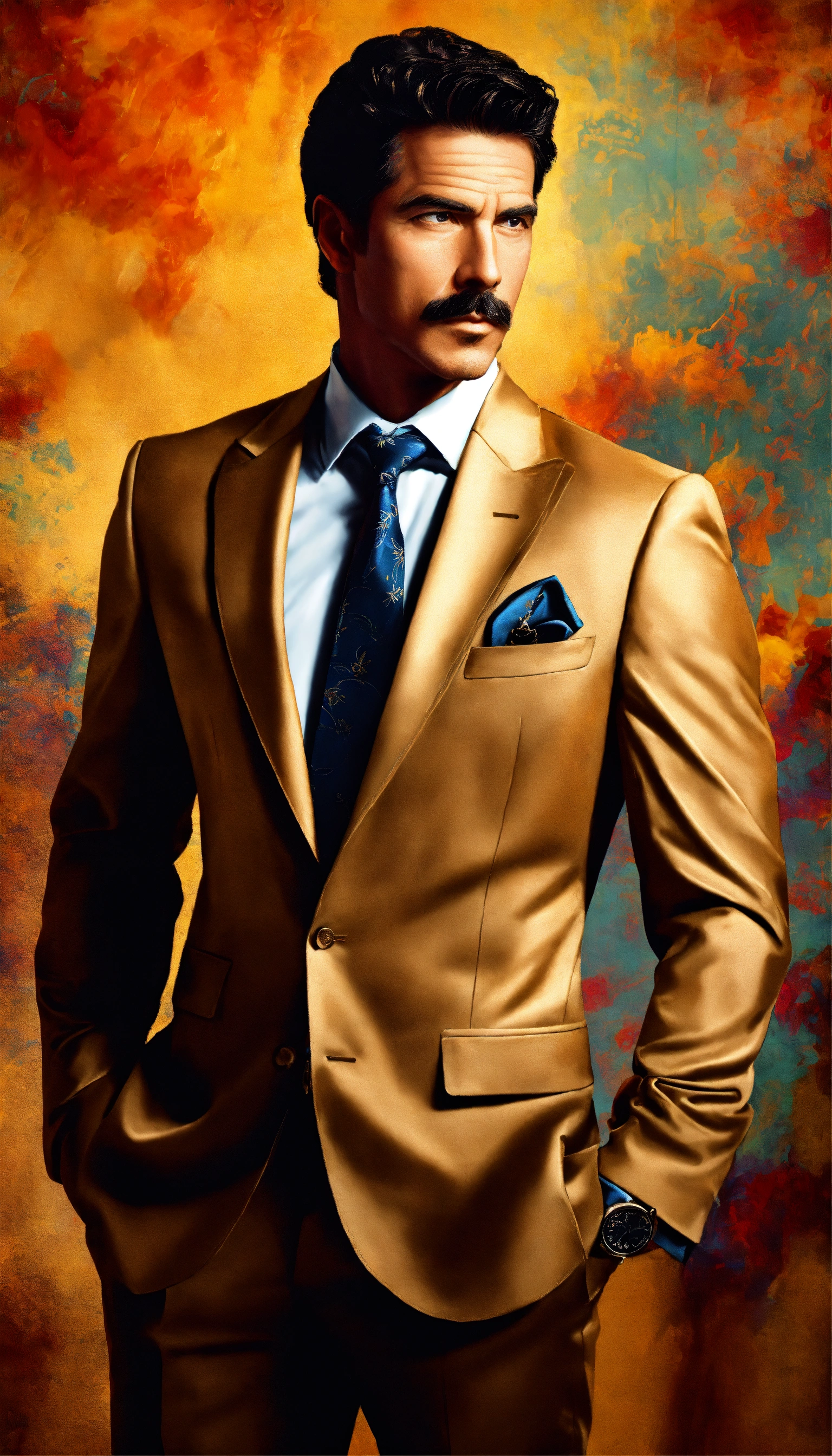 Lexica - Design a compelling image, modern but masculine, attractive ...