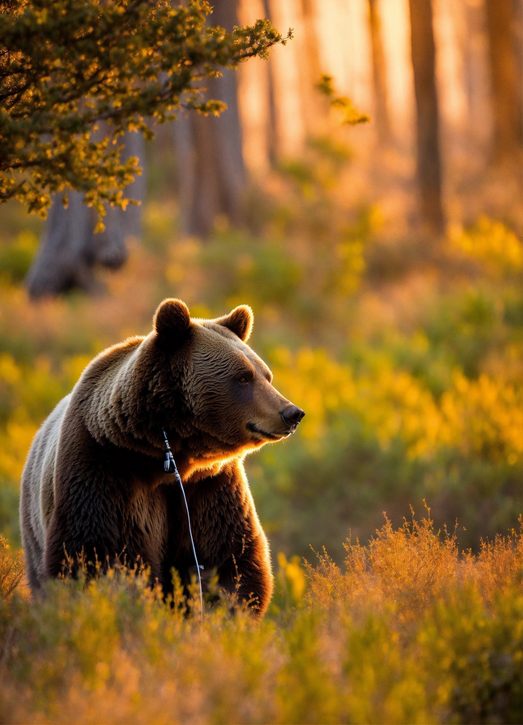 Lexica - A bear that is a wildlife photographer's using a camera with a ...