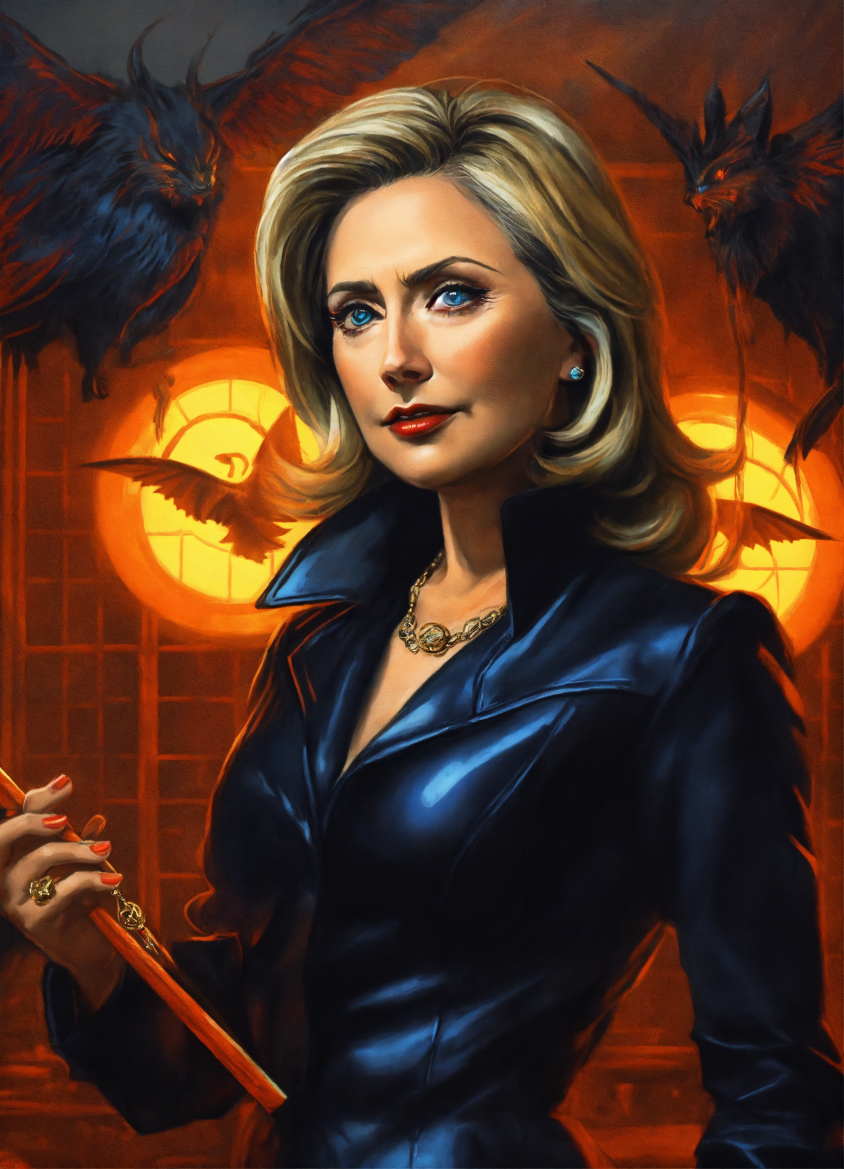 Lexica - Beautiful Extremely gorgeous hypnotic evil Hillary Clinton ...