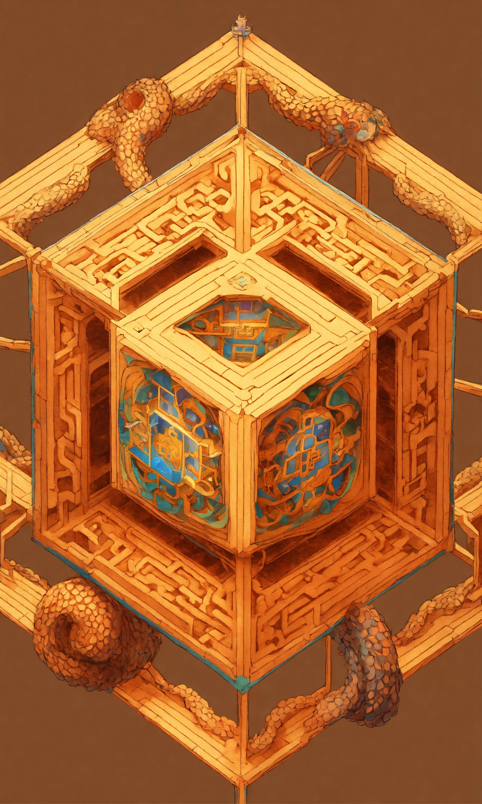 Lexica - Taoist monk octopus tesseract body fractal three point ...