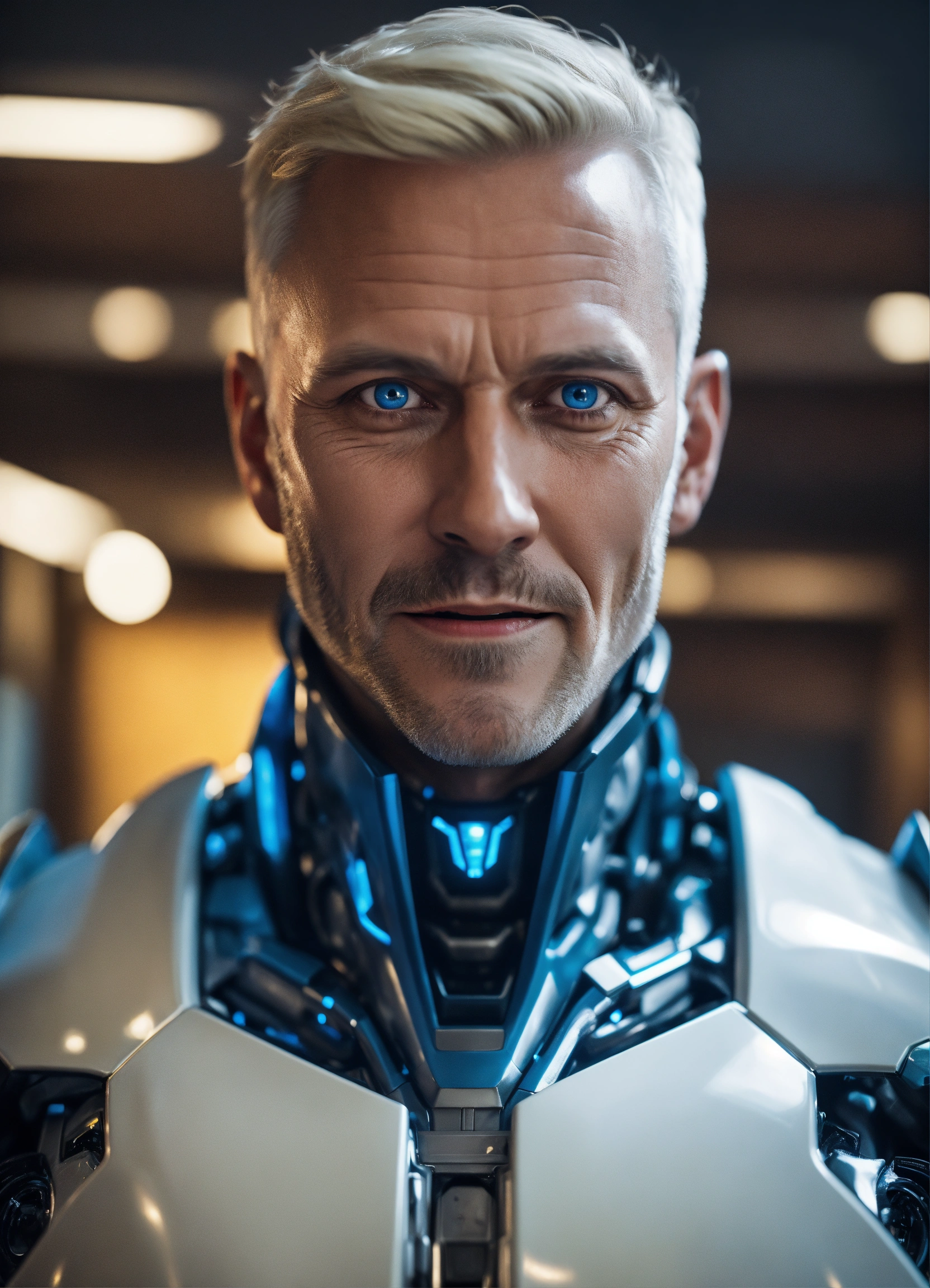 Lexica - A realistic photo of scary 45 years old scary man with deep ...