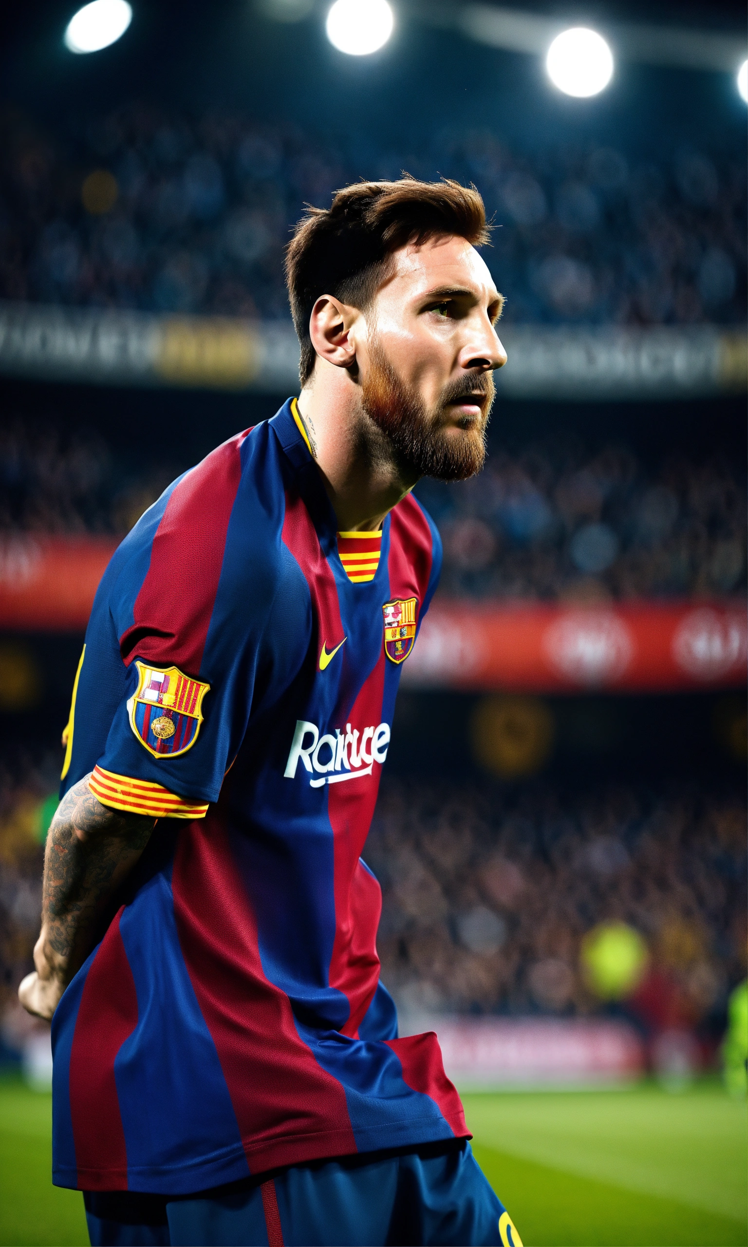 Lexica - Lionel Messi, looking at camera, ultra realistic, high quality ...