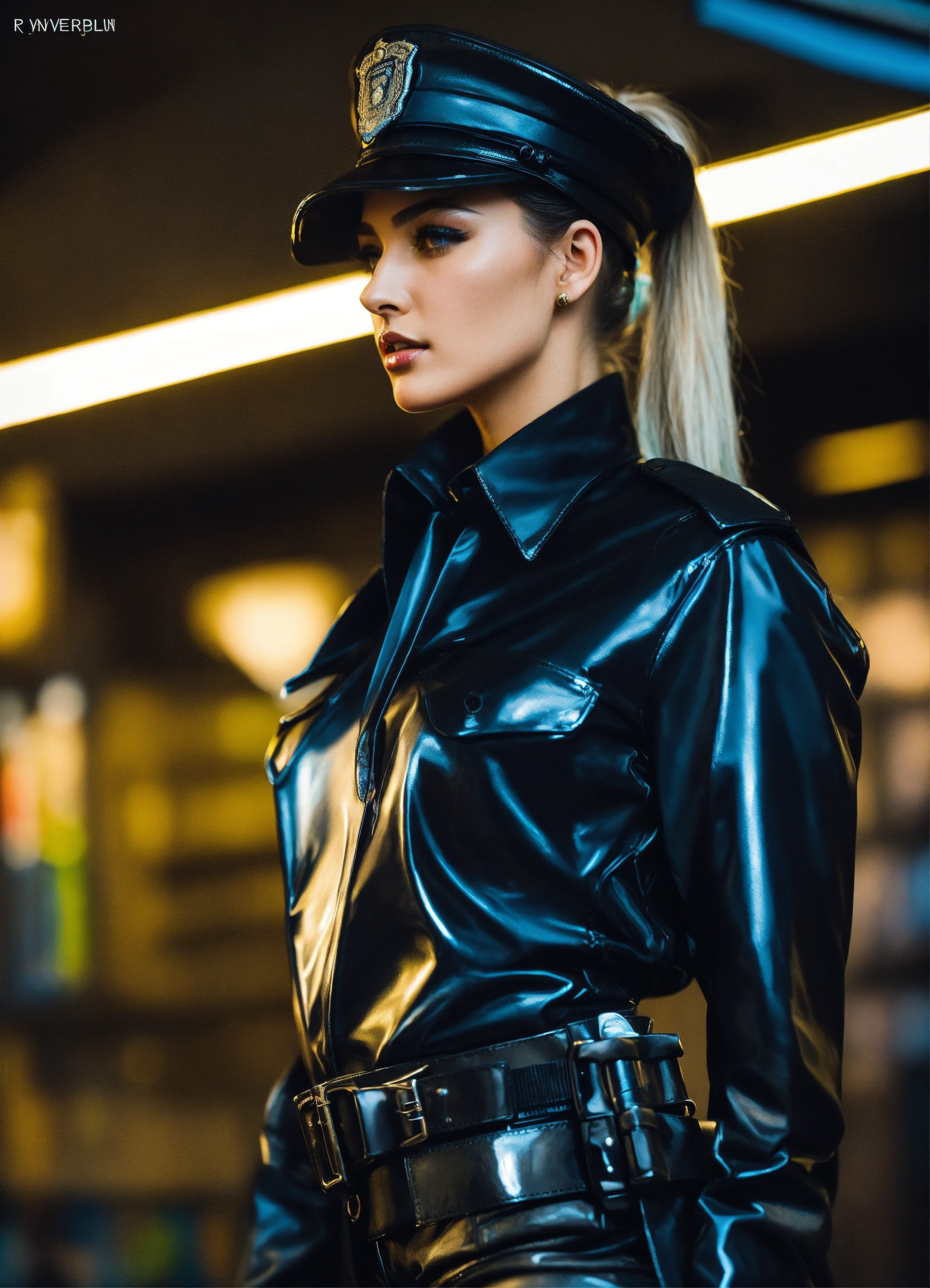 Lexica - Cyberpunk, stunning french seductress woman fashion model ...