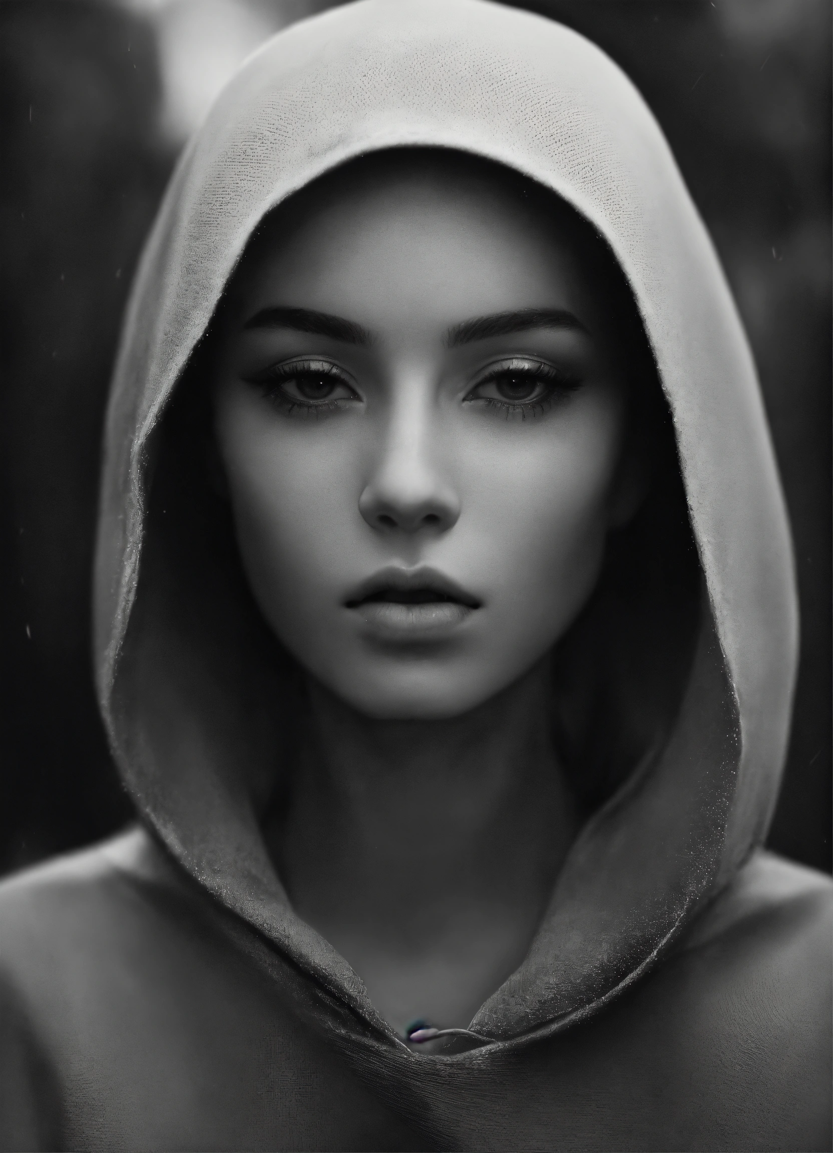 Lexica - Hope, personified, minimalist, sharp, artistic, black and white