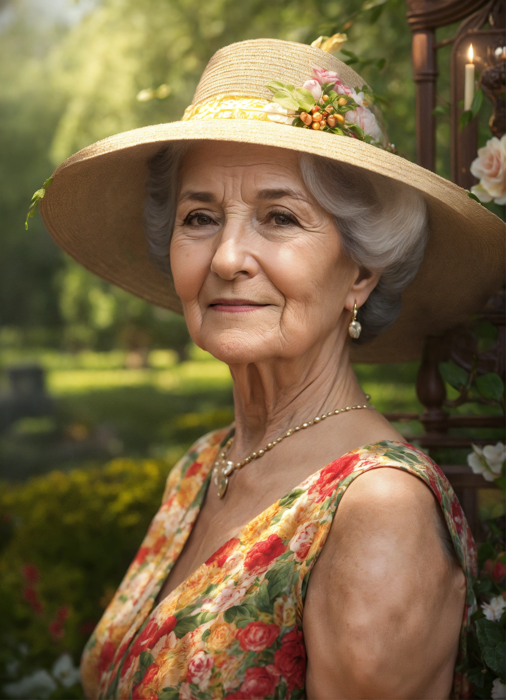 Lexica - Elegant, realistic Grandmother