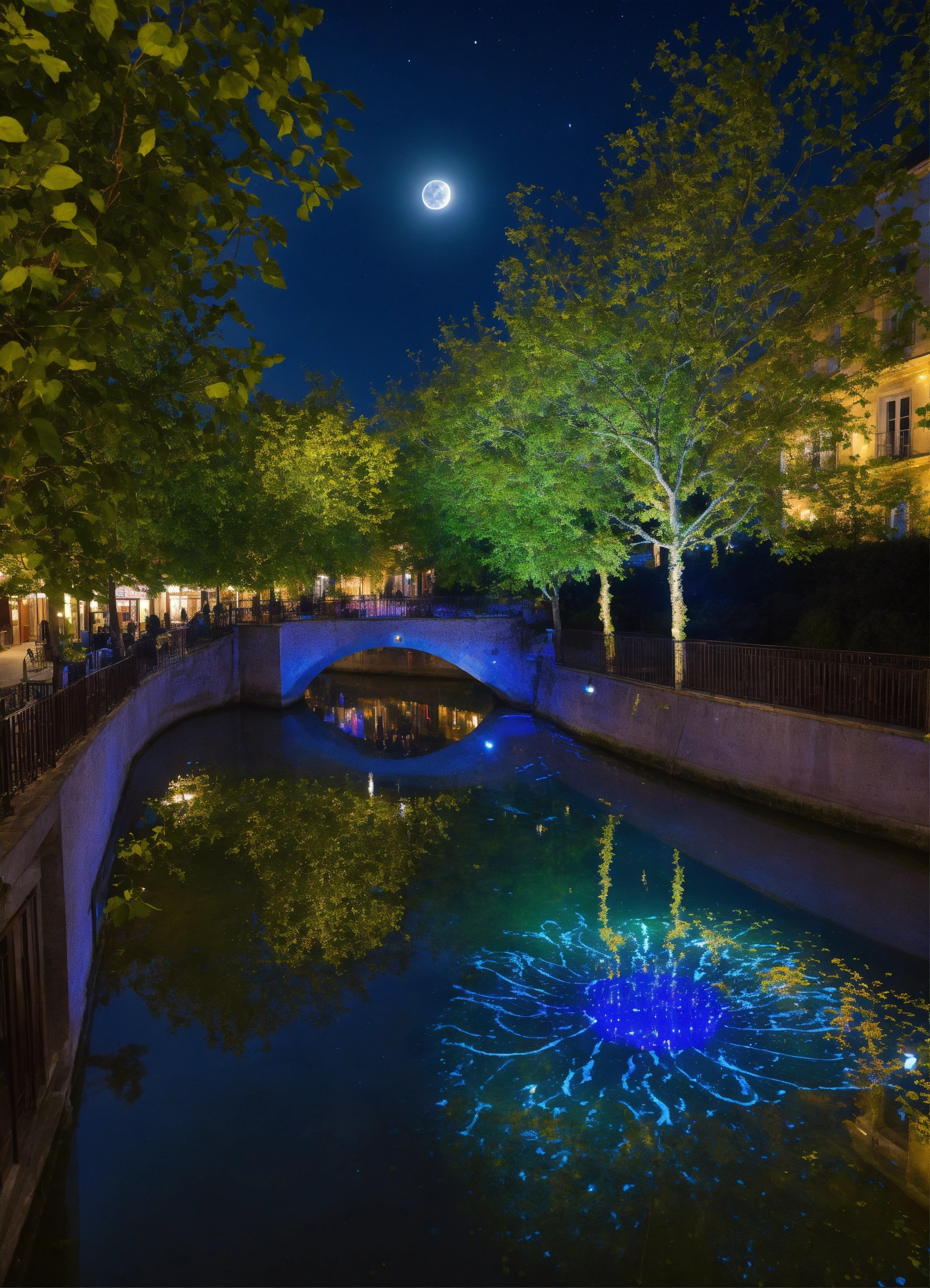 Lexica - Au cœur d'une cité flottante, des bâtiments de verre et de lumière s'entremêlent ...
