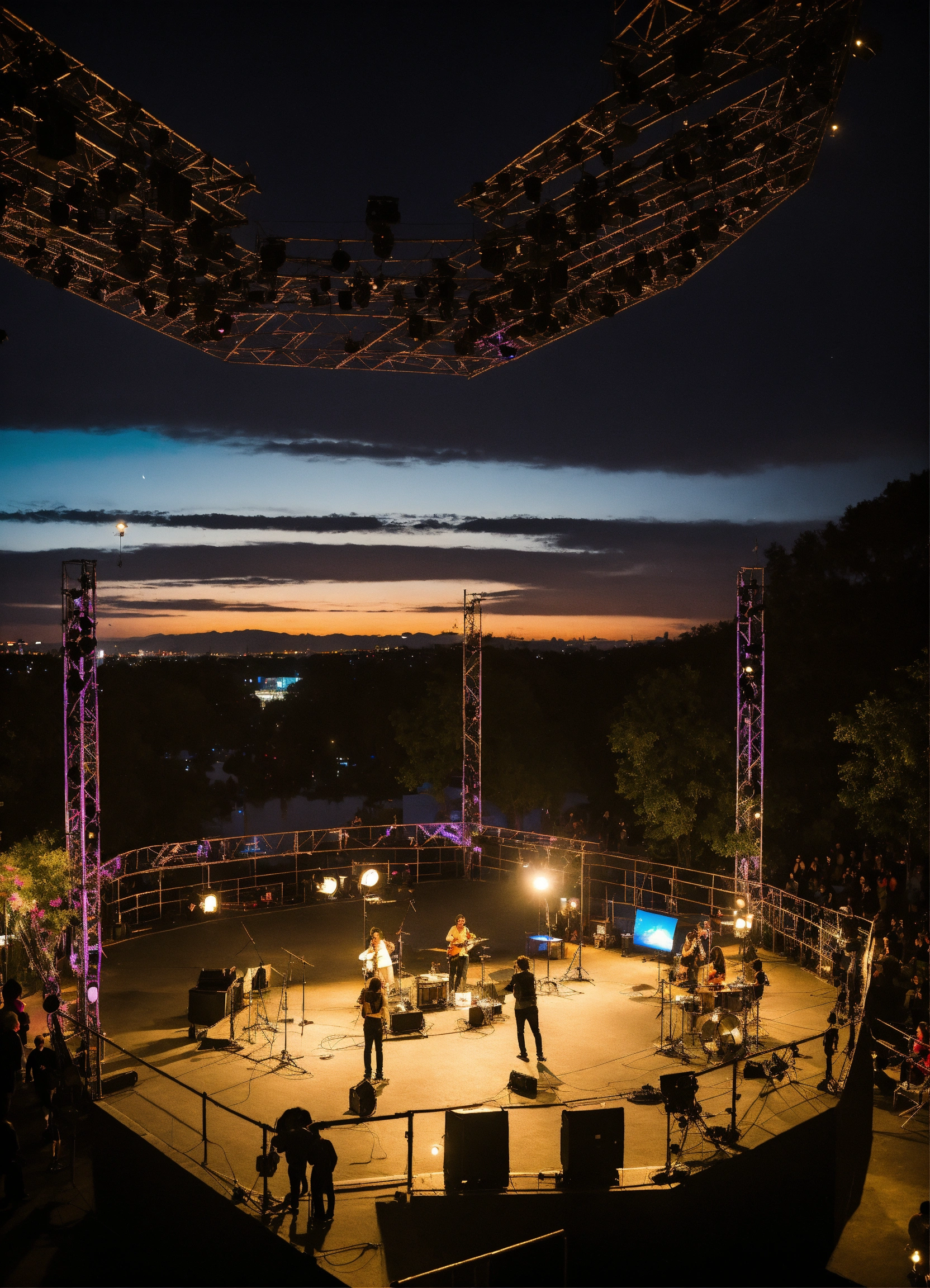 Lexica - Diseño de escenario en alto para festival musical ubicado en ...